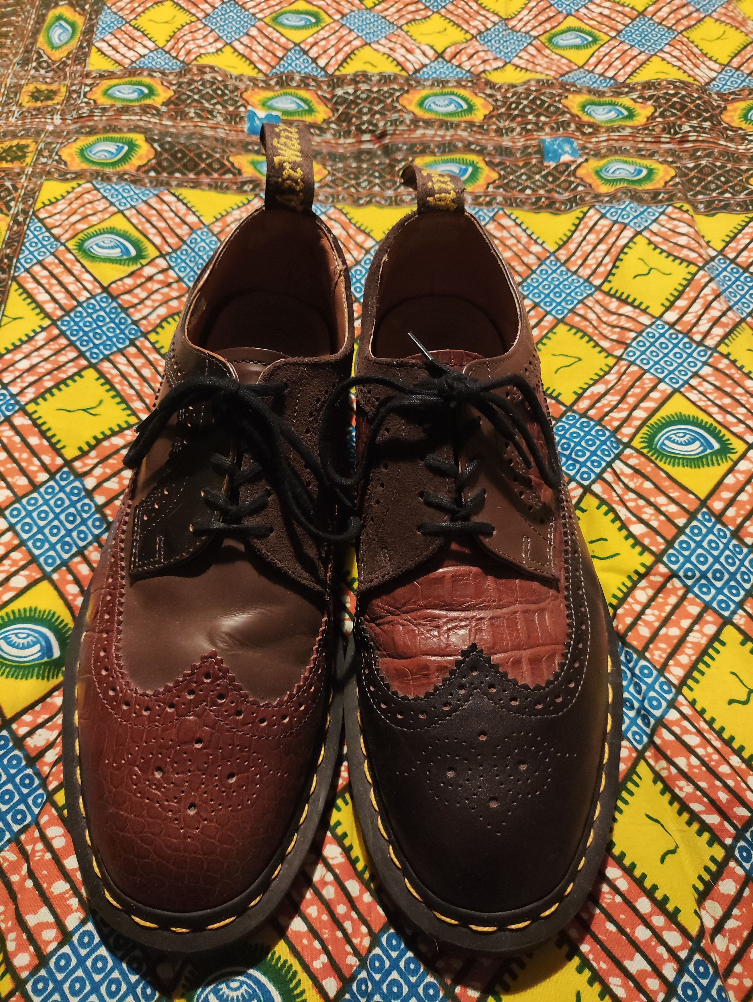 Engineered Garments Mixed material shoe | Grailed