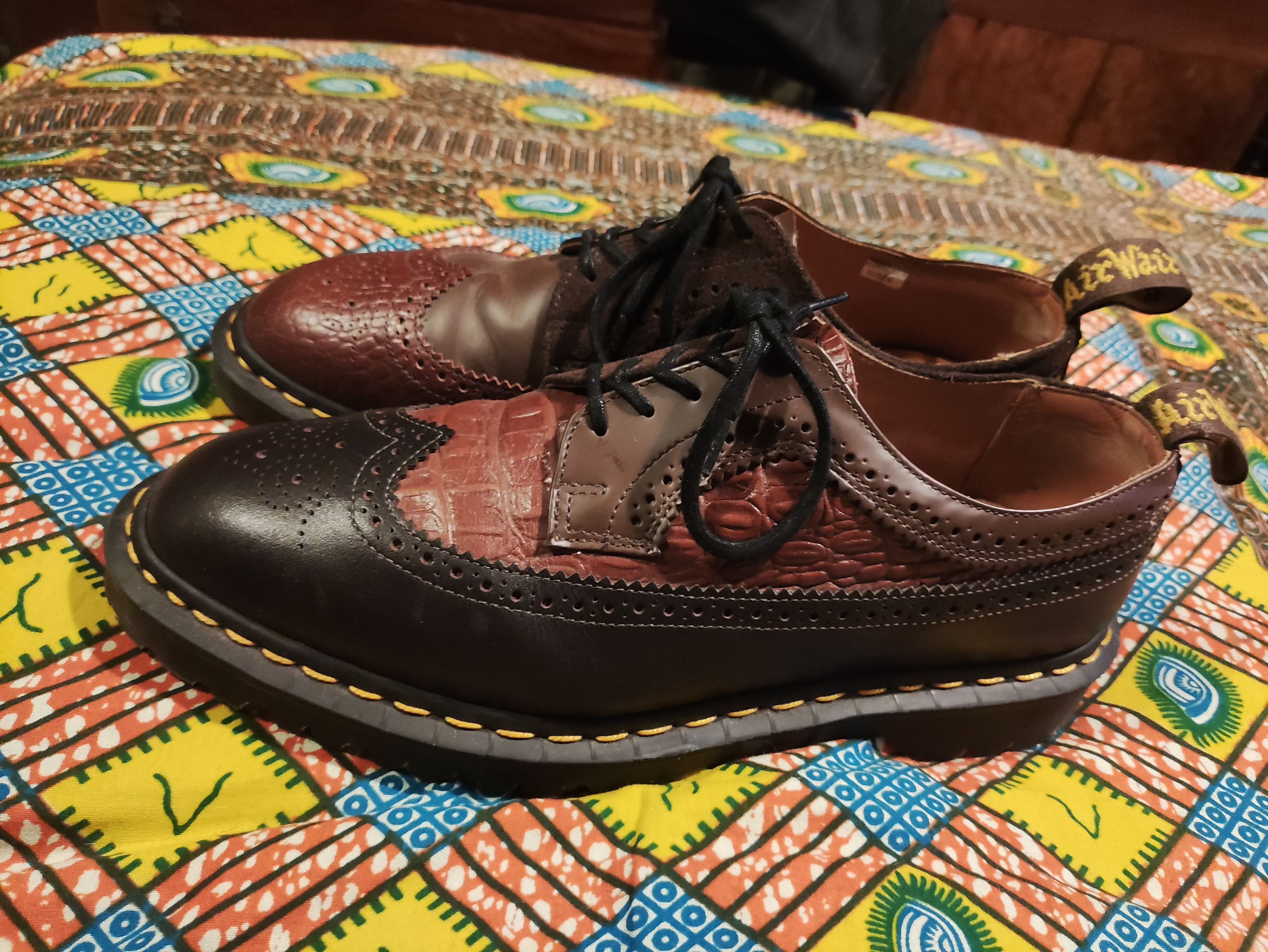 Engineered Garments Mixed material shoe | Grailed