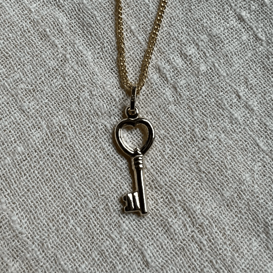 Handmade Key charm | 14k Real Gold Pendant | | Grailed