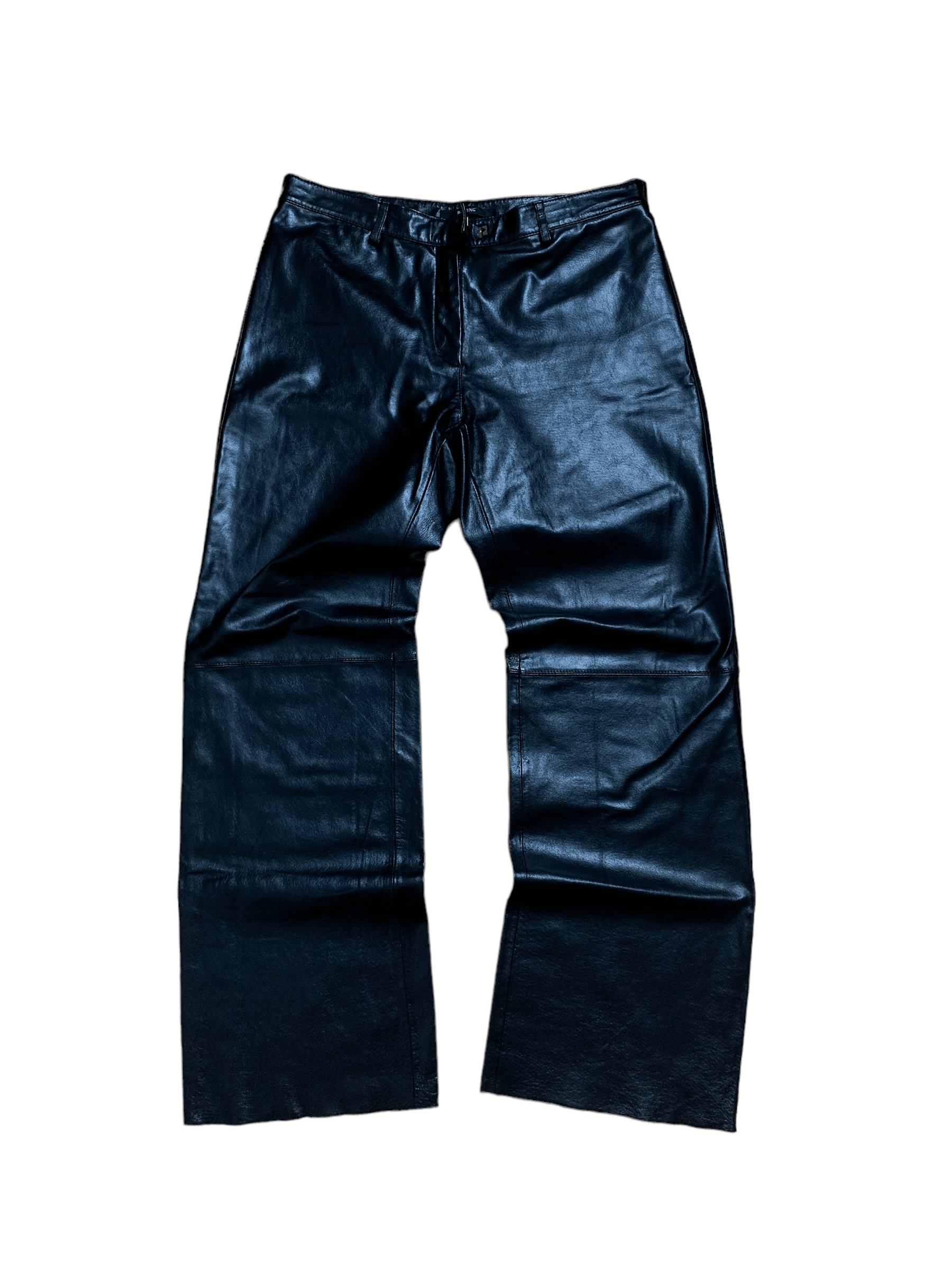 Genuine Leather Vintage Luxury B-Young Leather Pants Playboi Carti ...