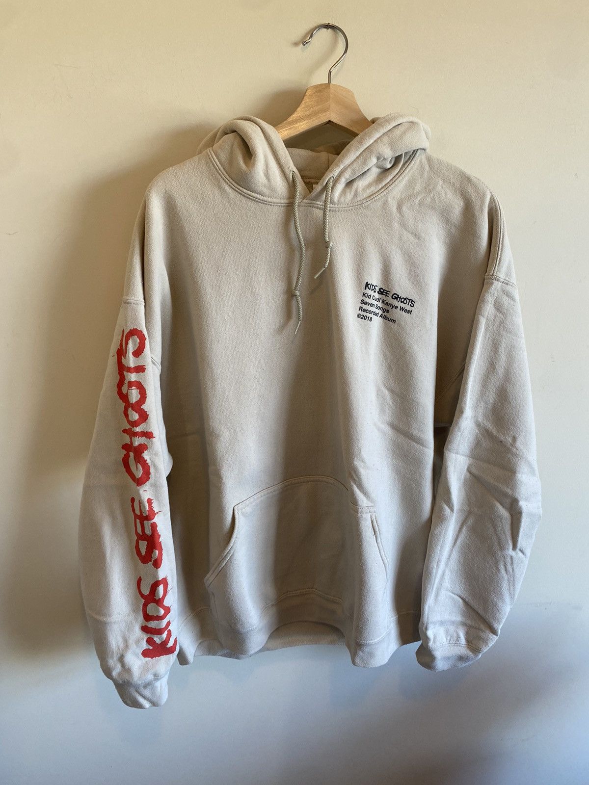 Kanye West Virgil Abloh 2018 KSG Album Release Hoodie Takashi Murakami ...