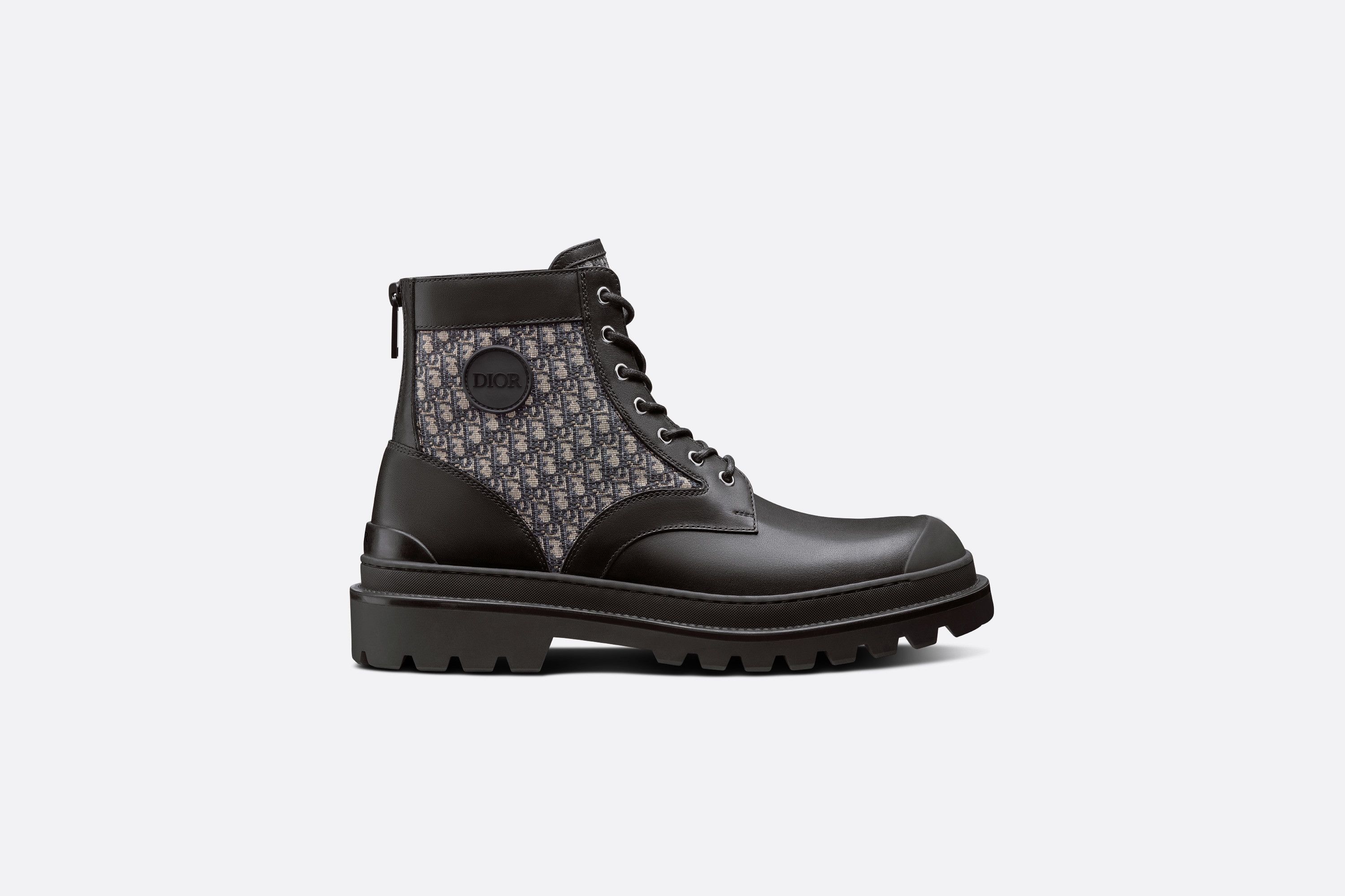 Dior Combat Boots in Black | Grailed