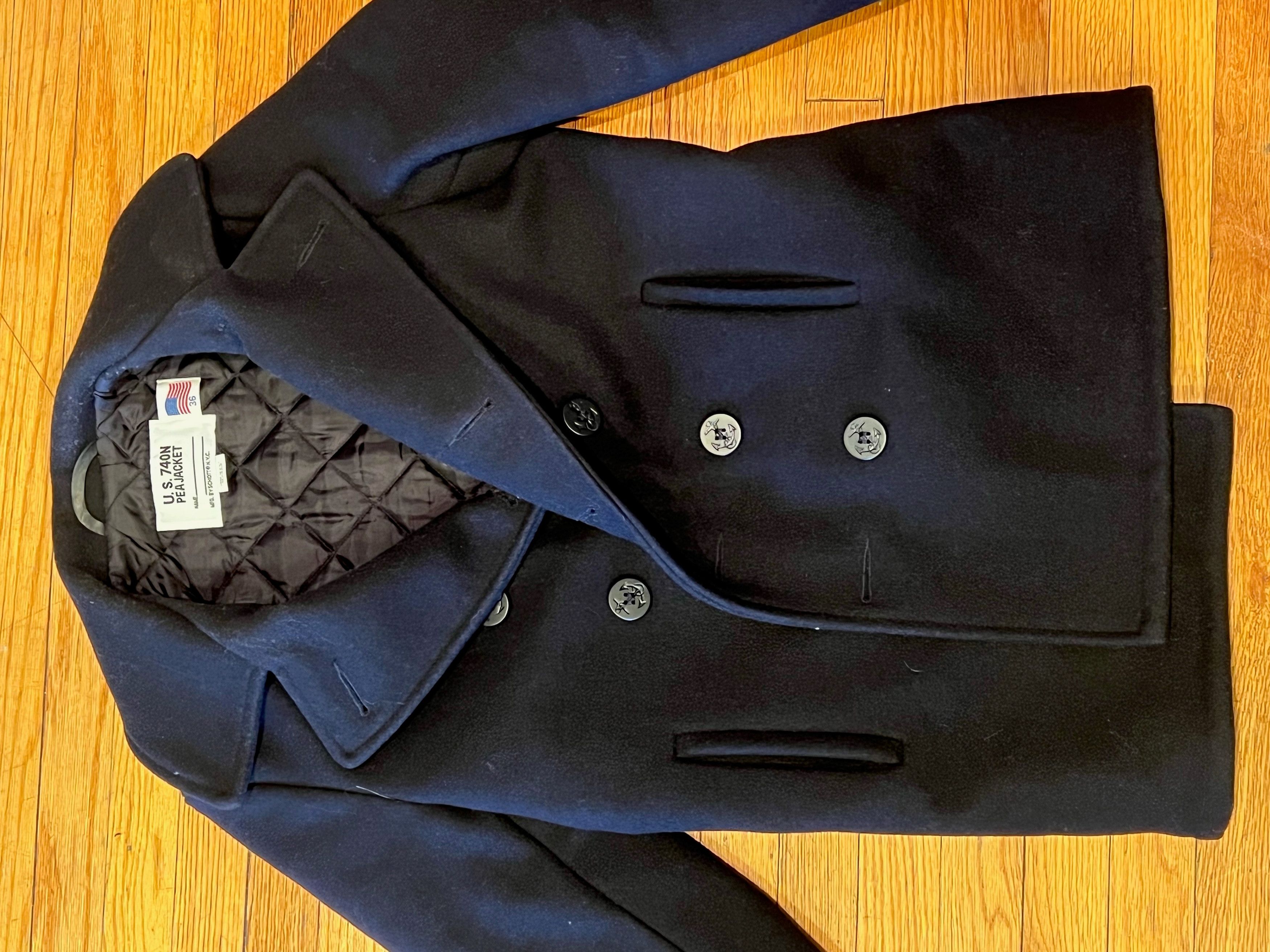 Schott Schott 740N Navy Peacoat | Grailed
