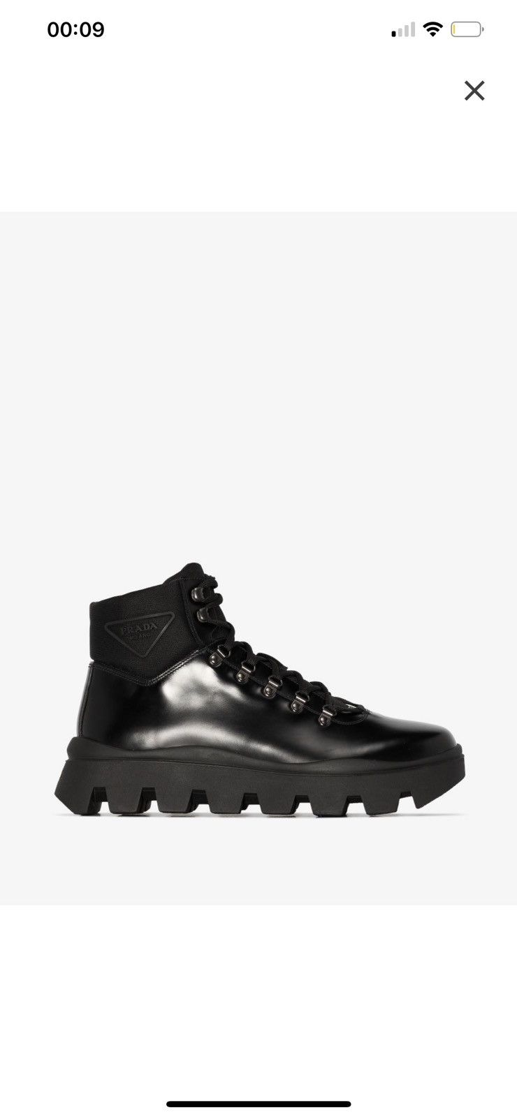 Prada Prada Leather Boots Grailed
