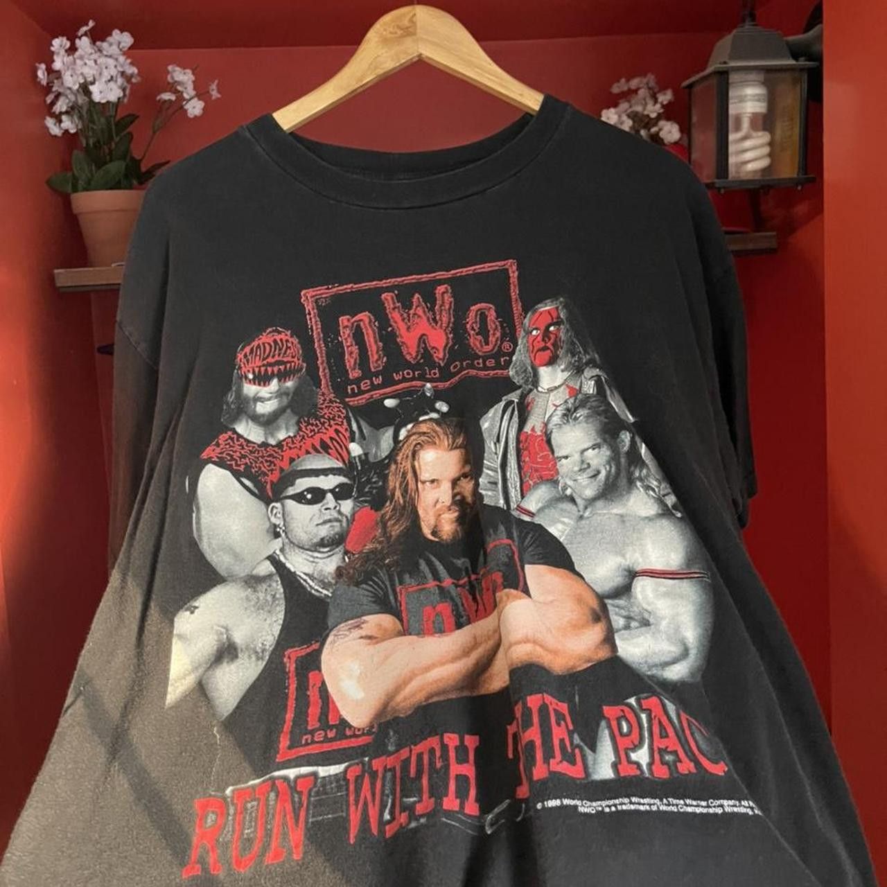 Vintage × Wcw/Nwo × Wwf Vintage 1998 NWO Wolf Pac Shirt | Grailed
