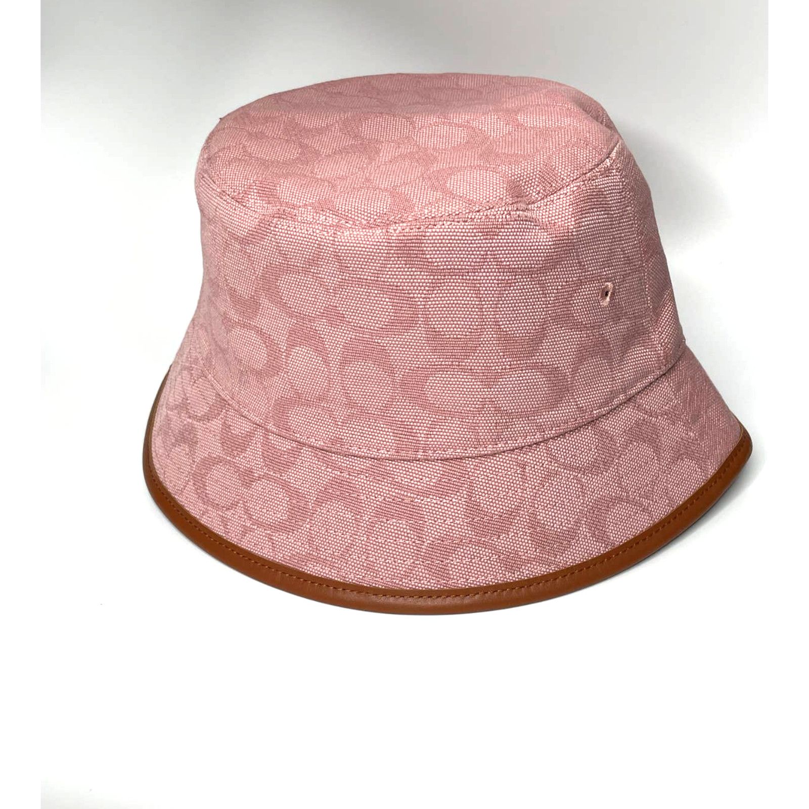 Coach Coach Signature Jacquard Bucket Hat faded pink New | Grailed