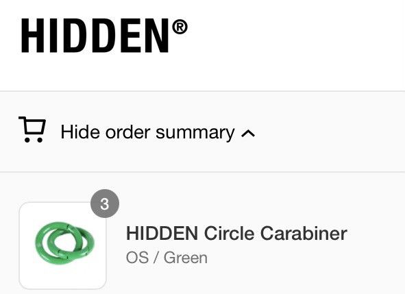 HIDDEN HIDDEN.PPF CIRCLE CARABINER | Grailed
