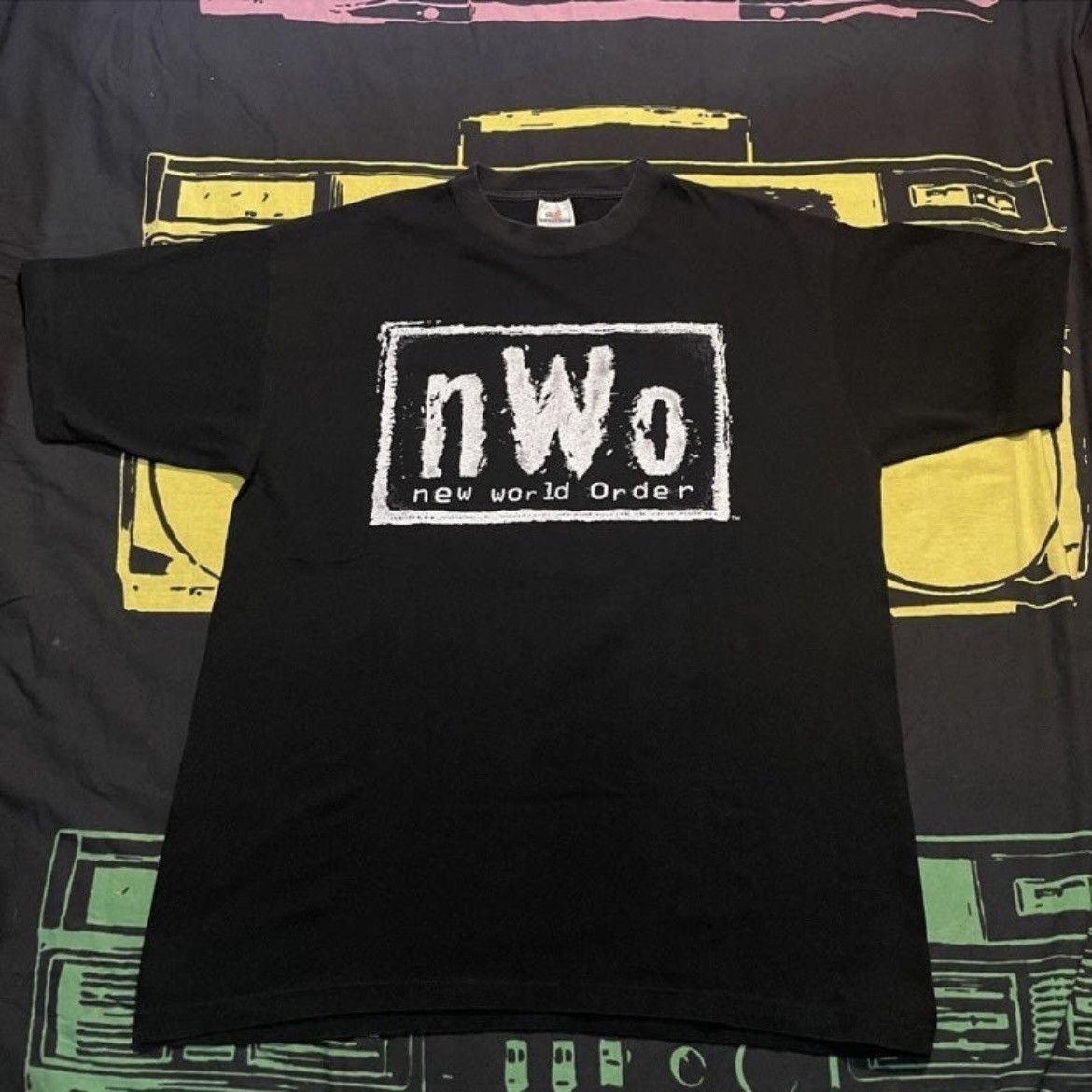 Vintage × WCW/nWo × WWF Vintage WCW NWO Syxx Six Ball T shirt XL X-Pac ...
