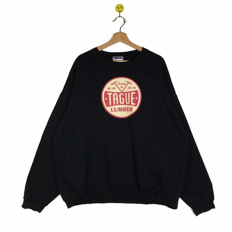 Hanes × Vintage Vintage Tague Lumber sweatshirt | Grailed