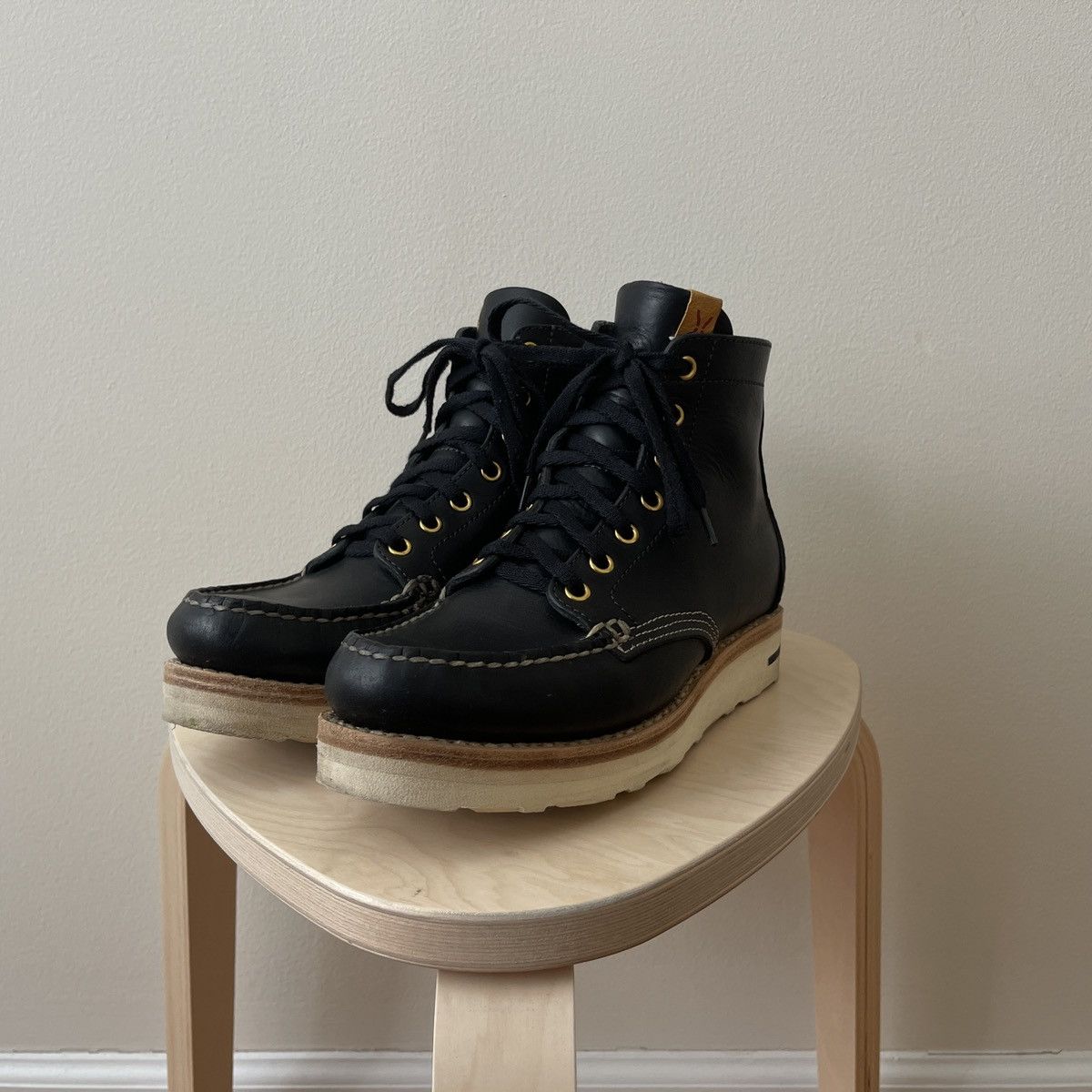 Visvim Blackstone Moc Toe Boots-Folk (Veggie) | Grailed