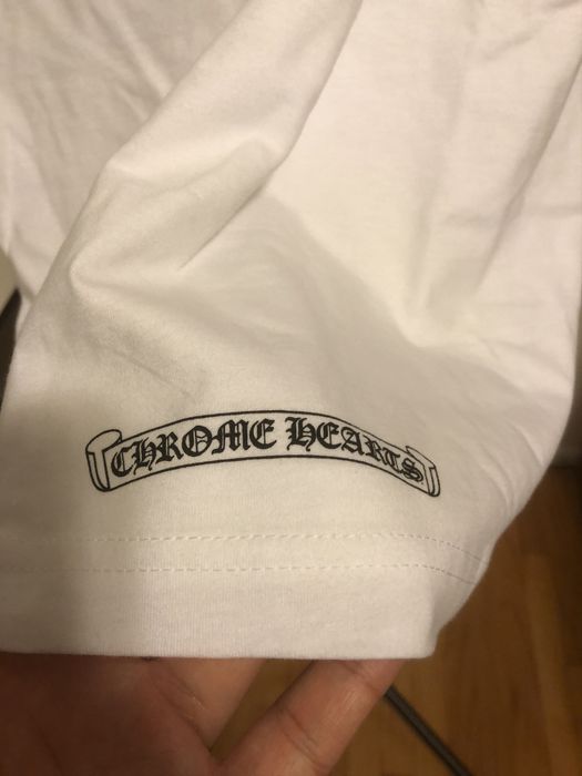 Chrome Hearts Brand New Chrome Hearts Back Logo Tee | Grailed