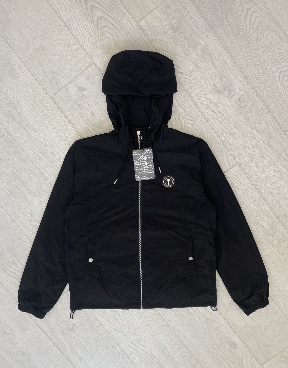 Trapstar London TRAPSTAR Black T Badge Lightweight Windbreaker | Grailed