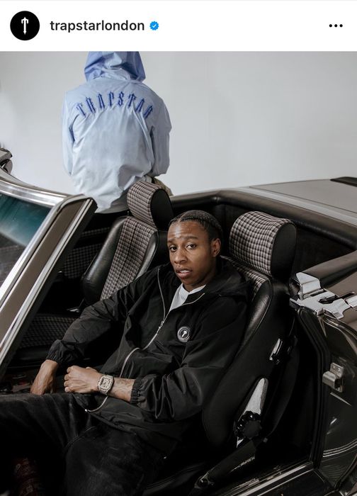 Trapstar London TRAPSTAR Black T Badge Lightweight Windbreaker | Grailed