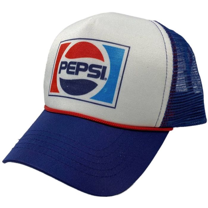Pepsi Pepsi Cola Soda Men's Classic Logo Foam Trucker Hat Cap | Grailed