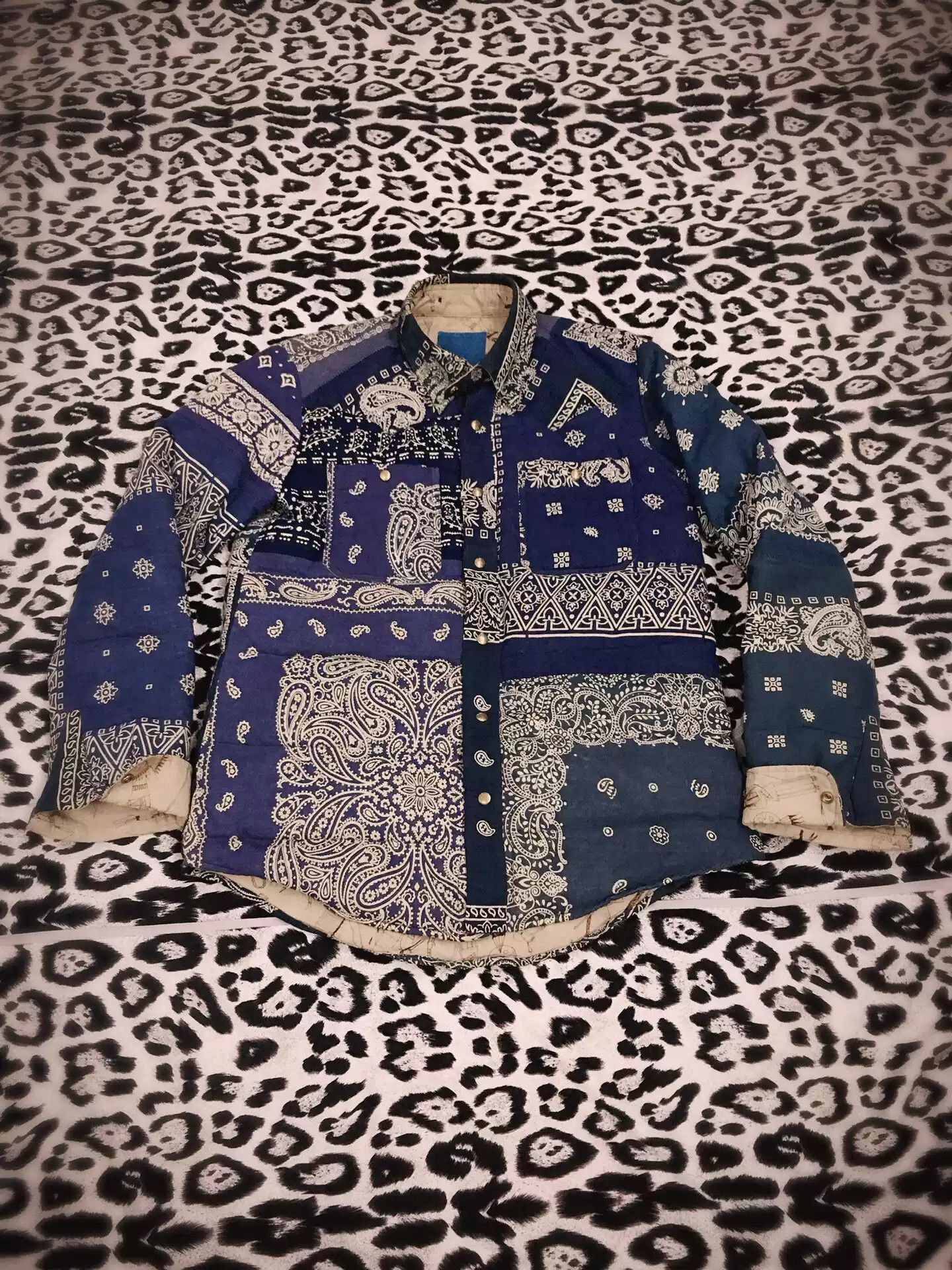 Visvim VISVIM ICT KERCHIEF DOWN JKT BANDANA | Grailed