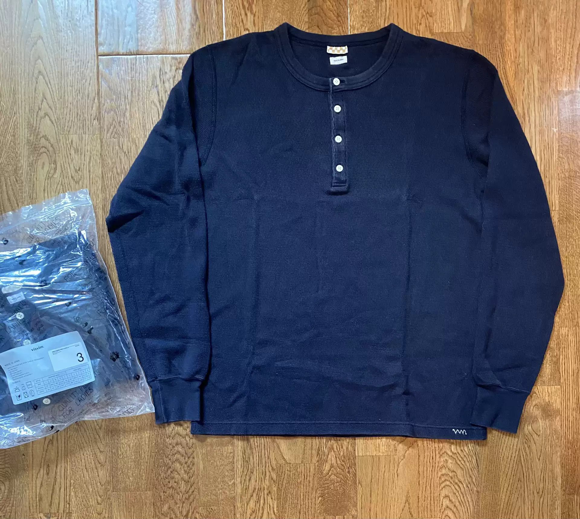 Visvim VISVIM 21SS SUBLIG THERMAL HENLEY 3-PACK L/S | Grailed