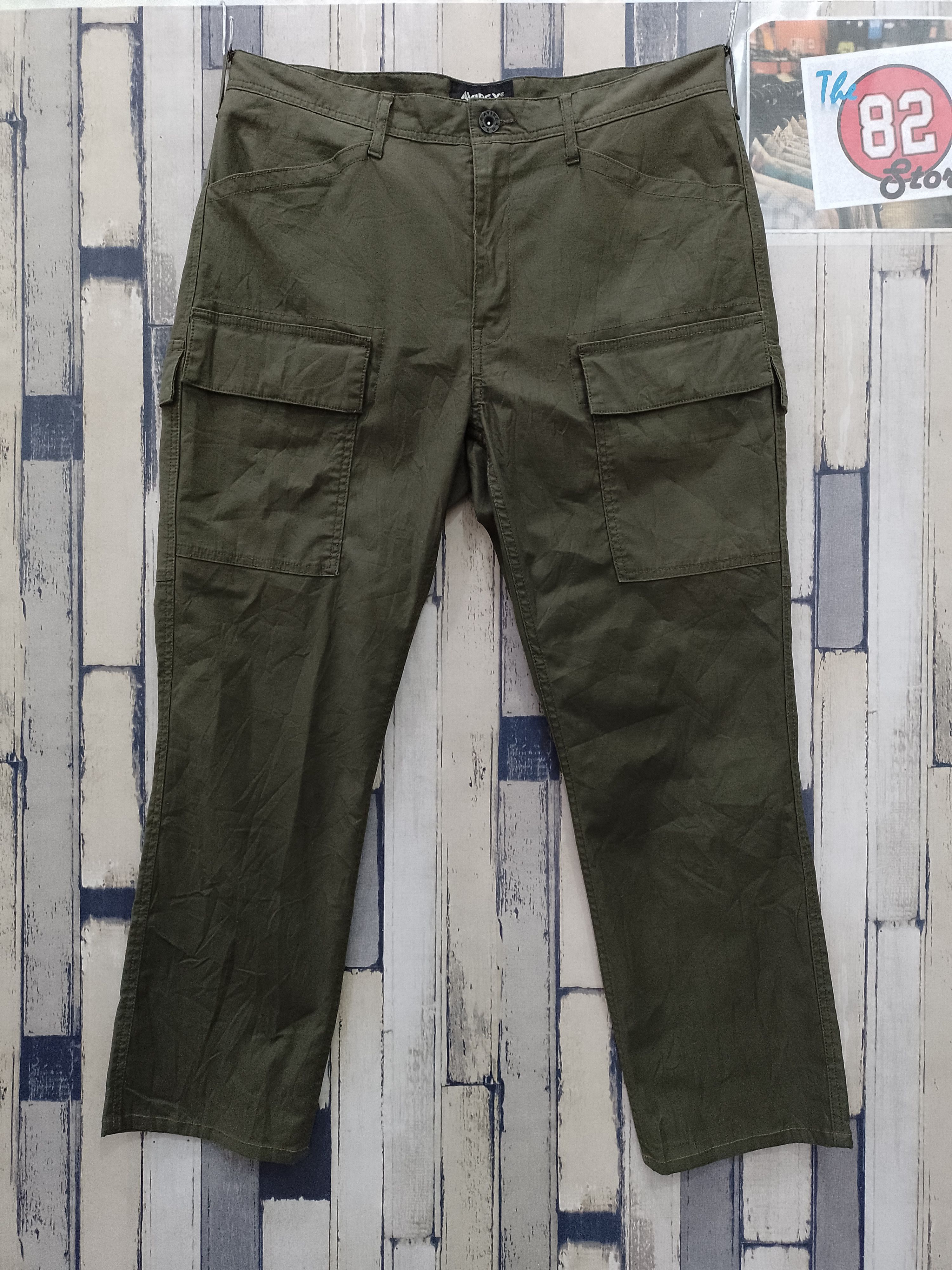 Avirex × Military × Streetwear AVIREX CARGO PANTS MULTIPOCKET TACTICAL ...