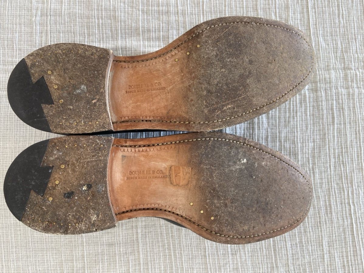 RRL Ralph Lauren RRL Double RL Ralph.L UK Leather Wilberforce Wingtip ...