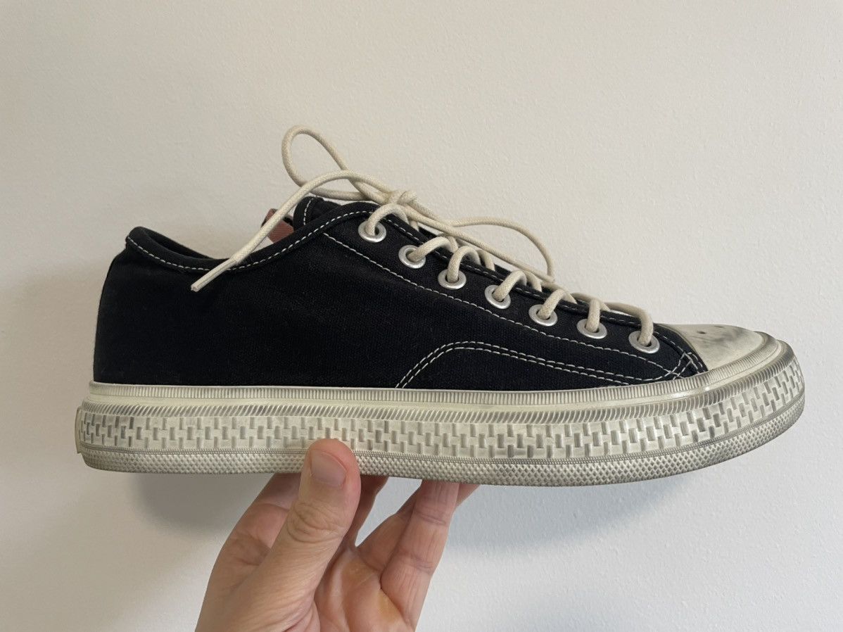 Acne Studios Black Ballow tumbled sneakers | Grailed
