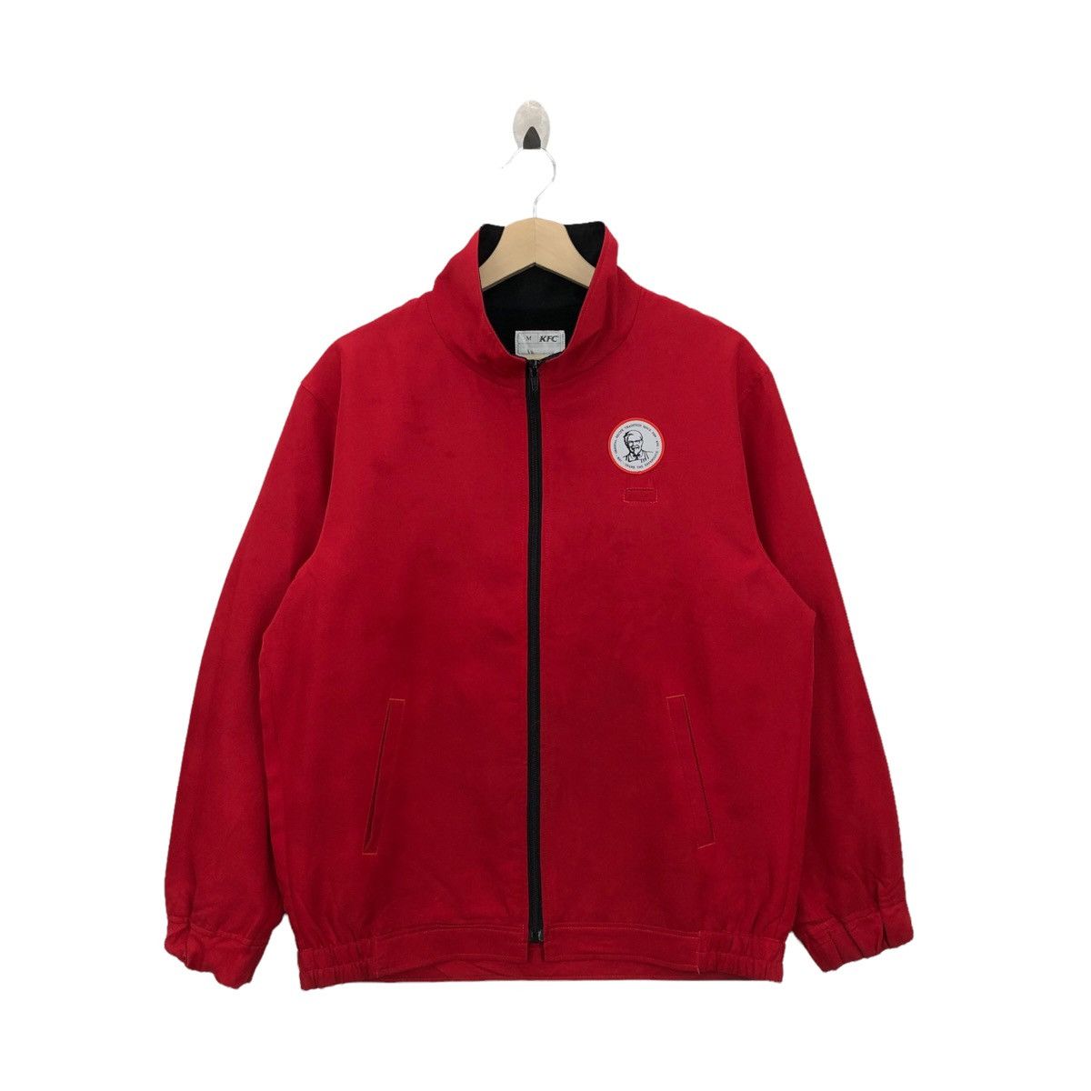 Vintage KFC Small Logo Light Jacket Puffer Trench Coat Parka | Grailed