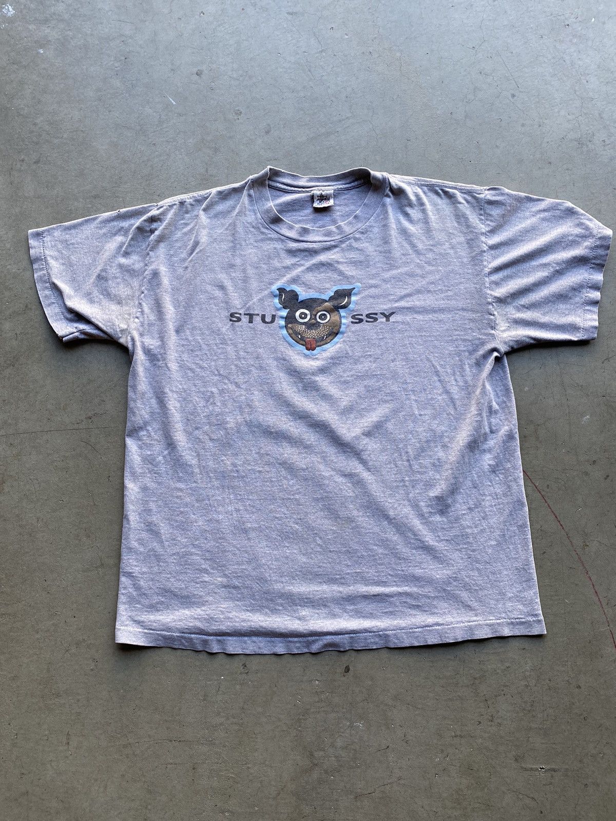 Stussy Vintage Stussy Dog Tee Single Stitch | Grailed