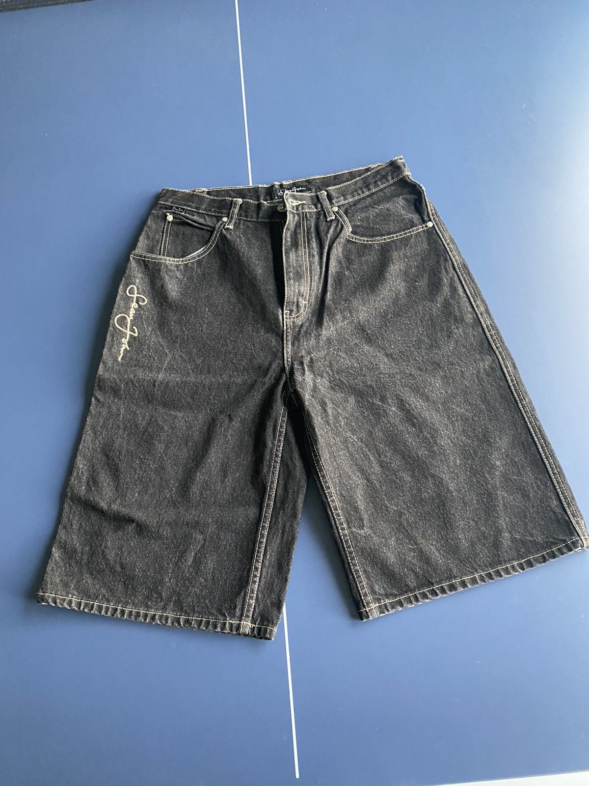 Southpole × Vintage 90s Southpole Baggy Sean John Jorts | Grailed