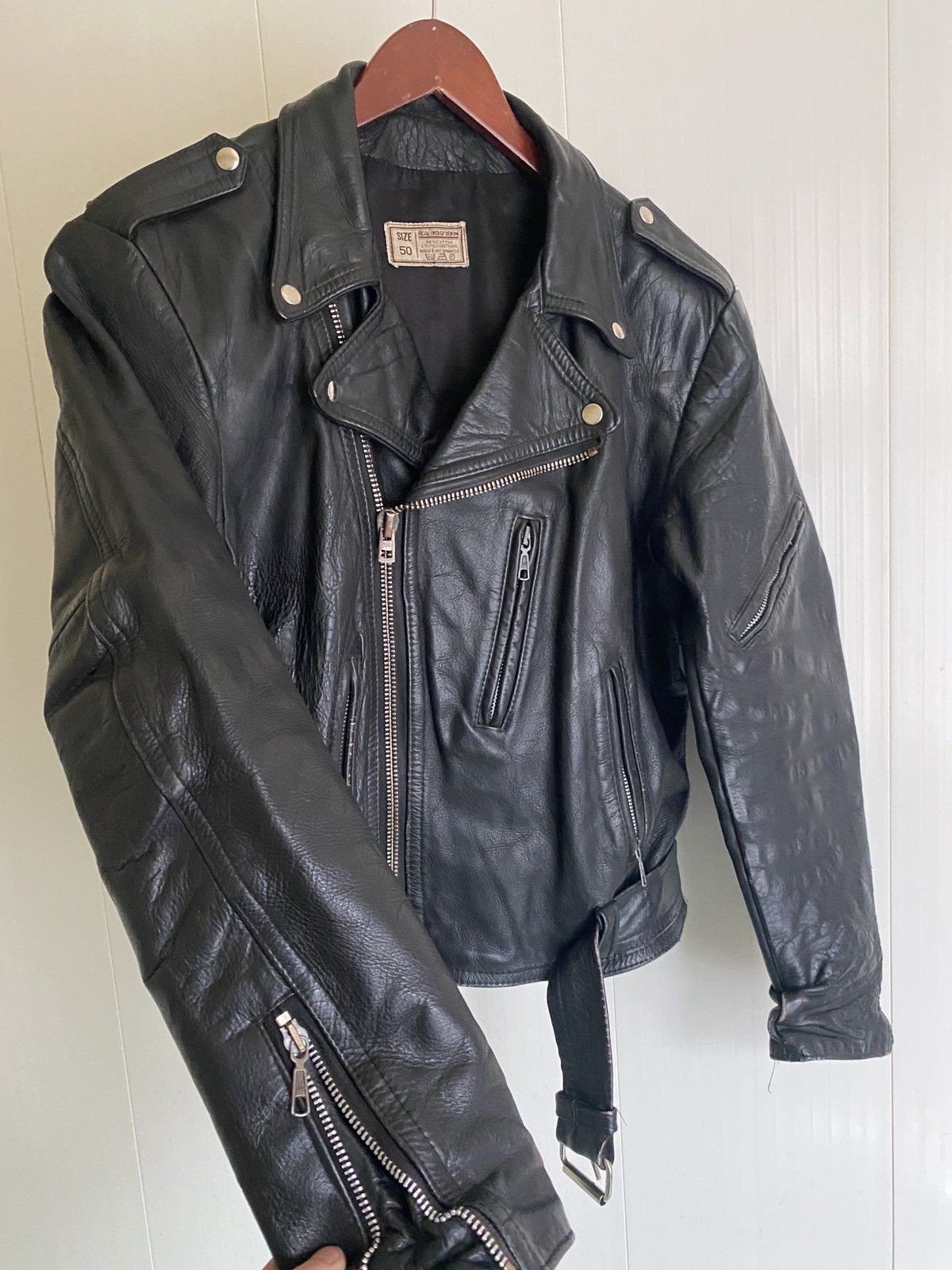 Leather Jacket × Rare × Vintage Rare vintage 1970s motorcycle leather ...