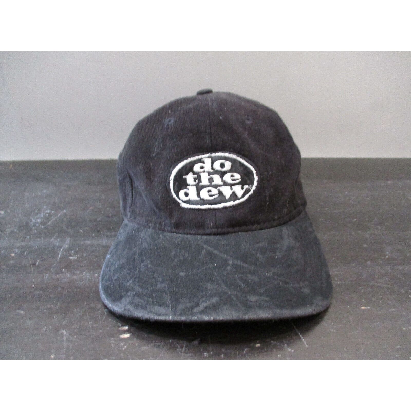 Mountain Dew VINTAGE Mountain Dew Hat Cap Strap Back Black White Do The ...