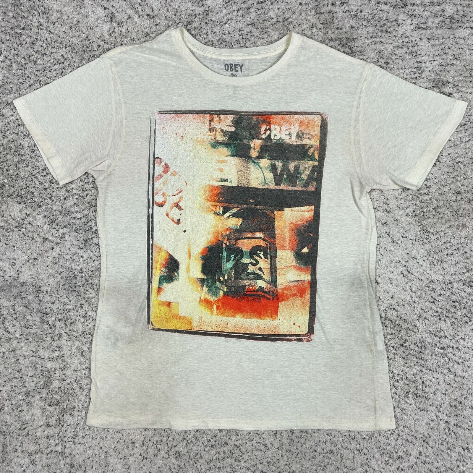 Obey Vintage OBEY T-Shirt Mens Large Has A Posse Giant Shepherd Fairey ...