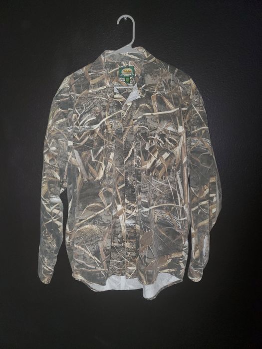 Vintage Camo Button Up Shirt | Grailed