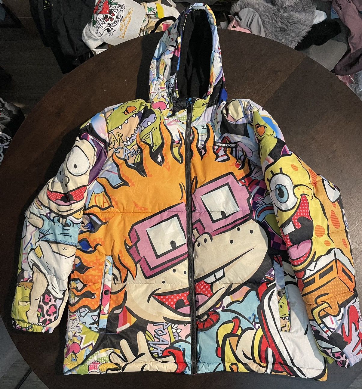 Members Only × Nickelodeon × Streetwear Rugrats puffer jacket | Grailed