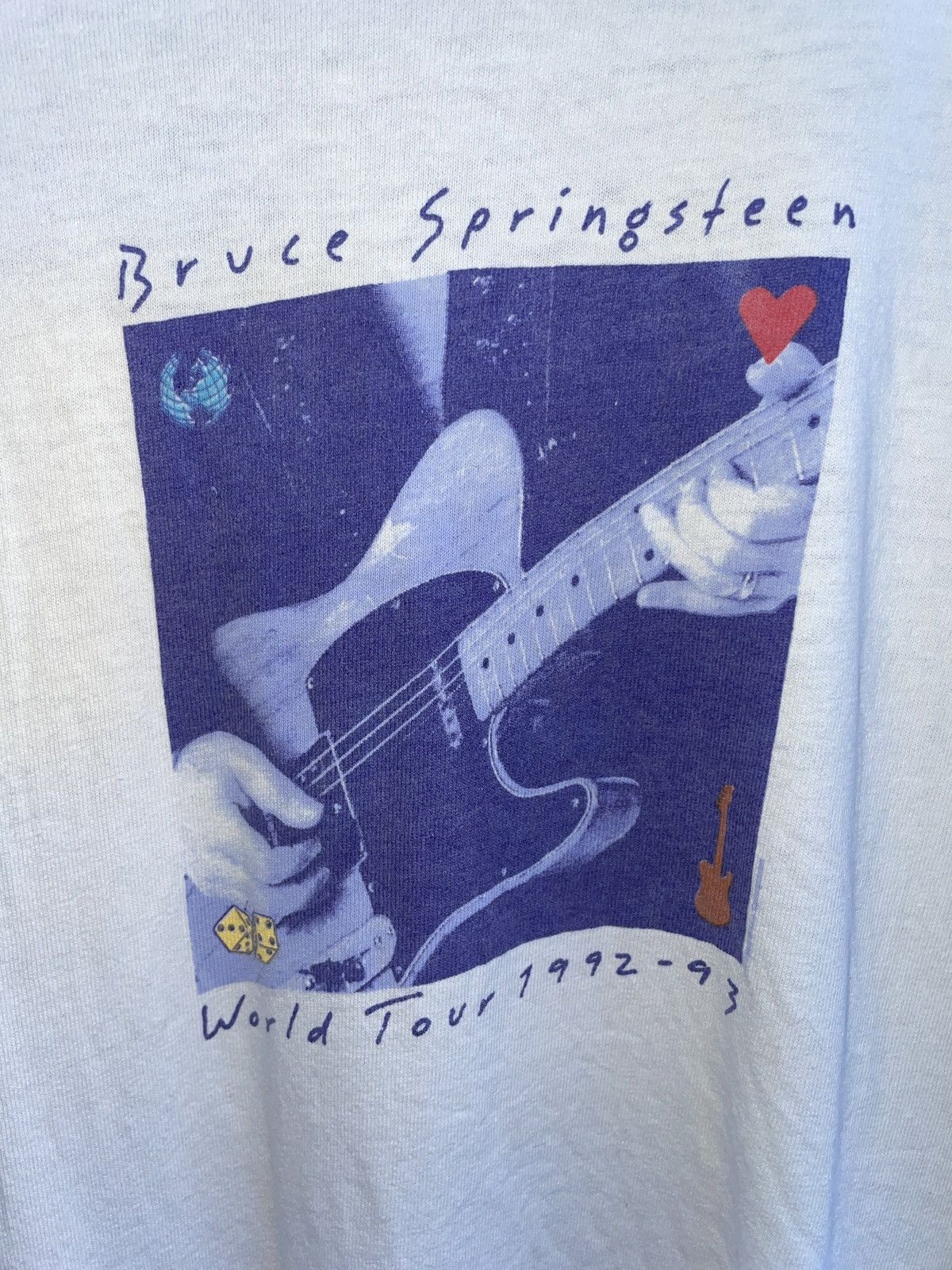 Band Tees × Streetwear × Vintage Vintage 1992 Bruce Springsteen World ...