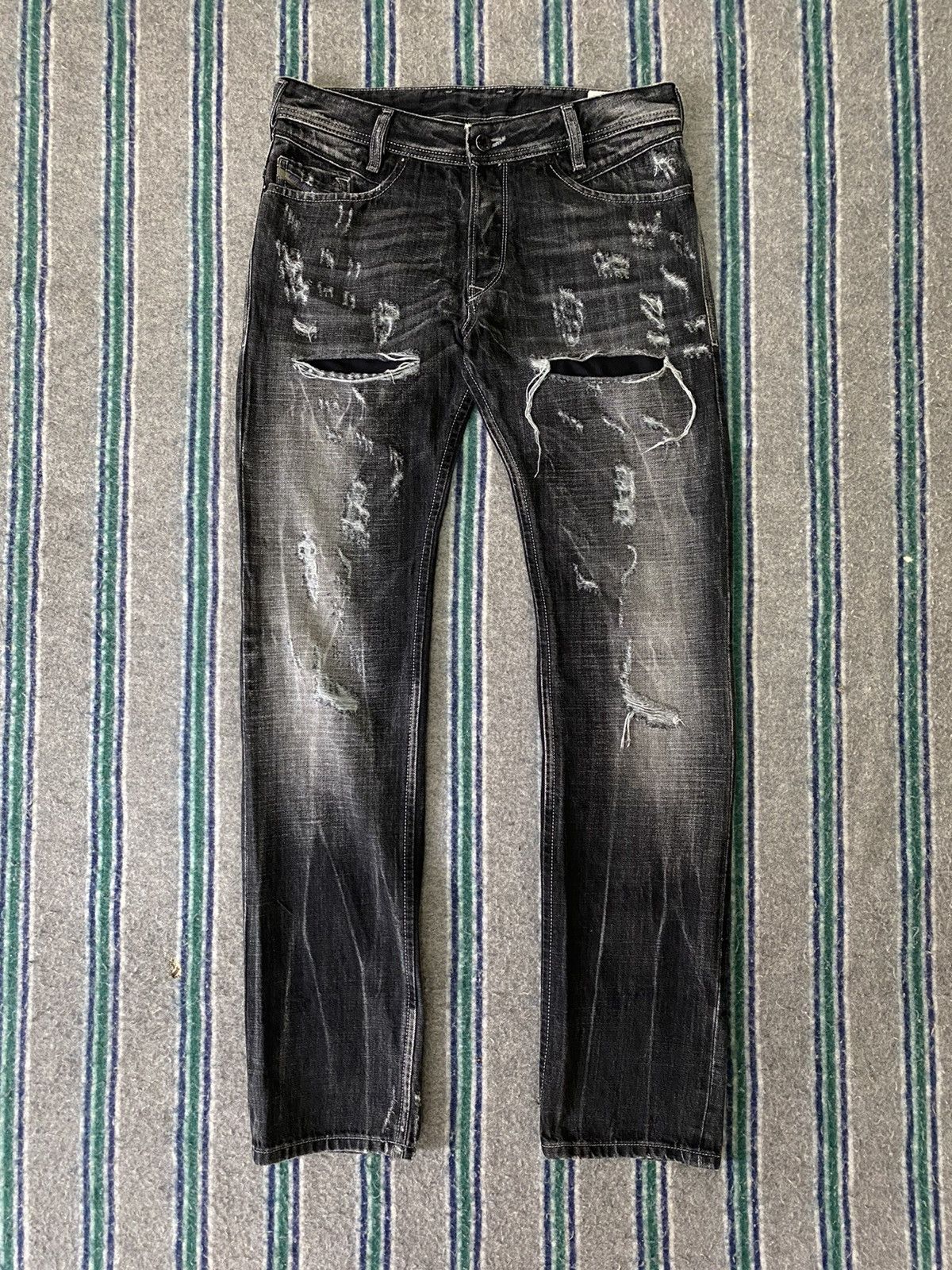 Diesel × Vintage Vintage Diesel Industries Distressed Patches Denim ...