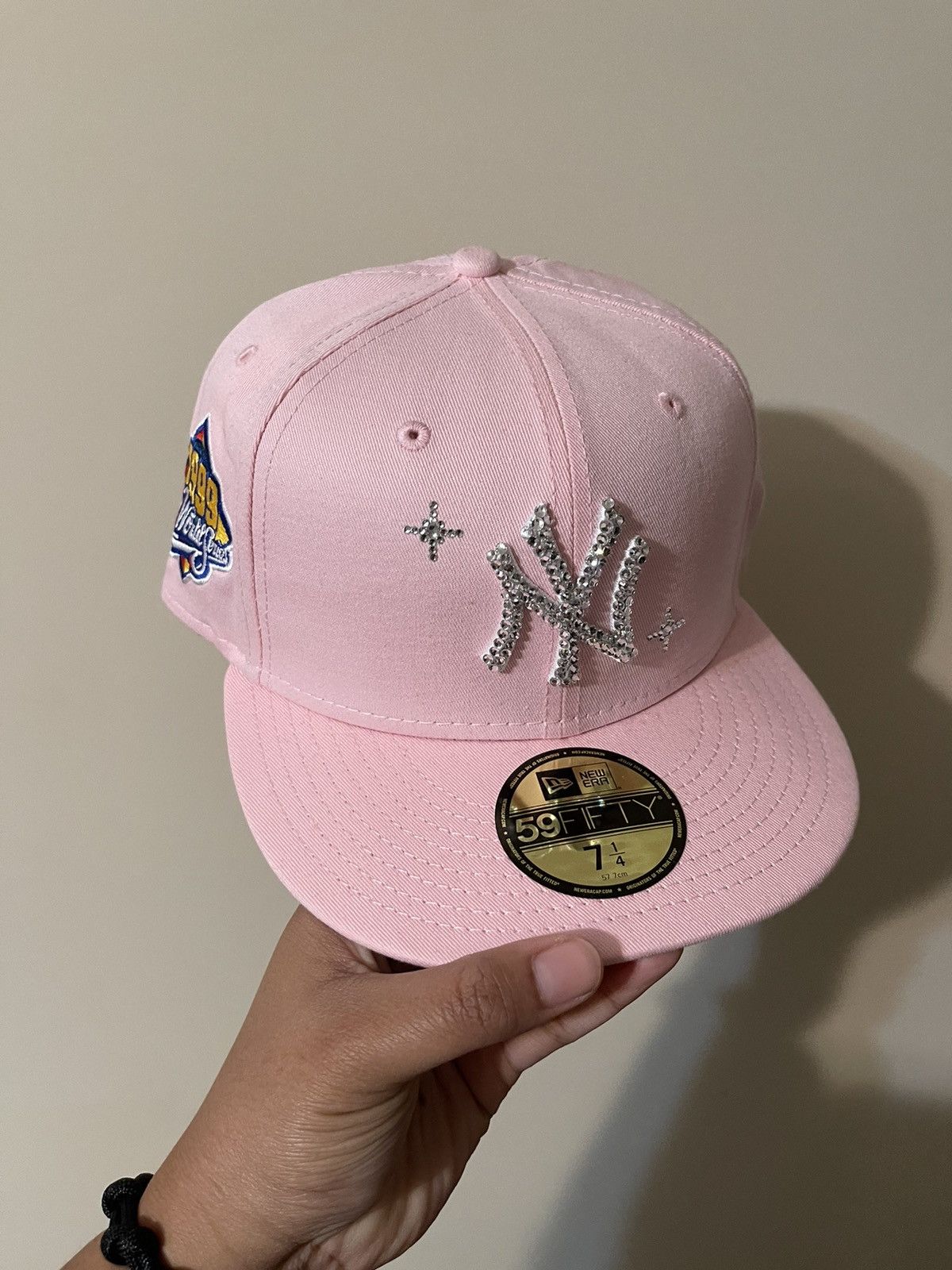 New Era light pink Yankees icy fitted 7 1/4 | Grailed