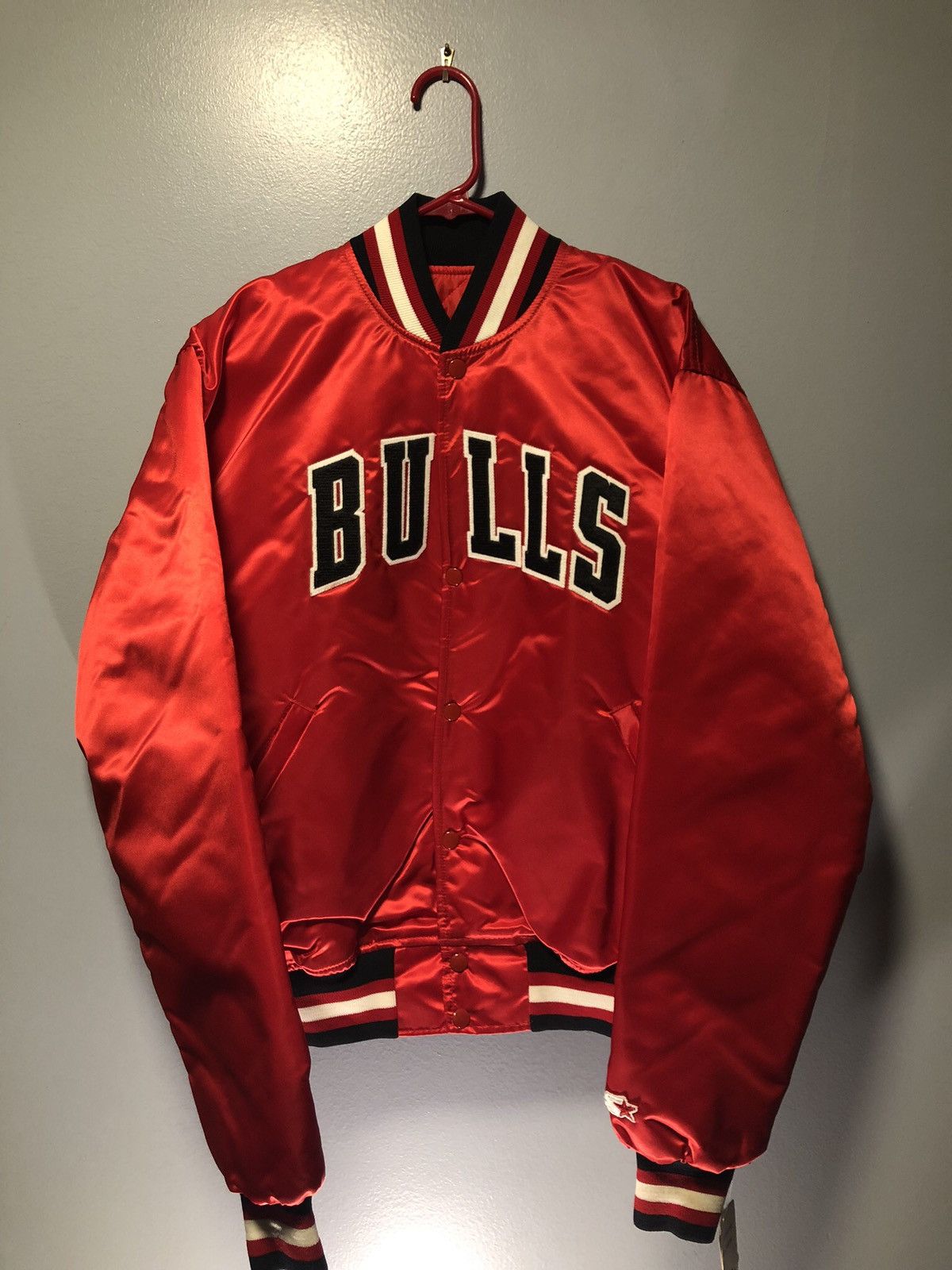 Starter DSWT RARE Vintage 1980s Bulls Starter Bomber | Grailed