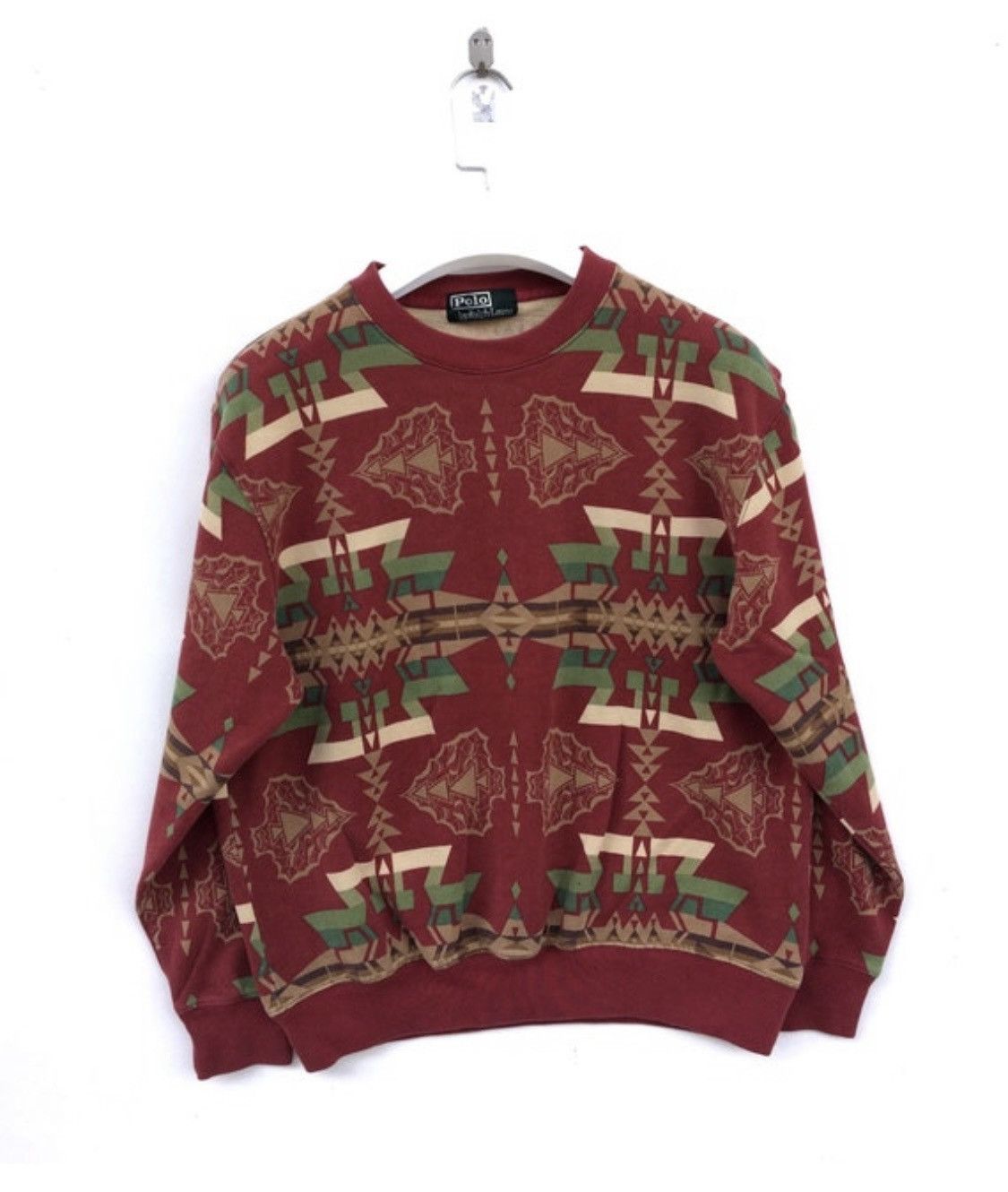 Native × Polo Ralph Lauren 90s rare Polo Ralph Lauren ethnic navajo native art design | Grailed