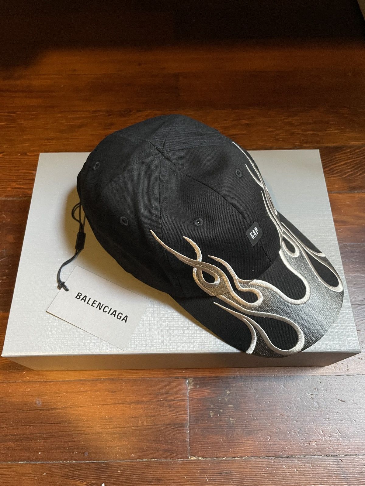 Gap × Kanye West Brand New Yeezy Gap Balenciaga Flame Cap | Grailed