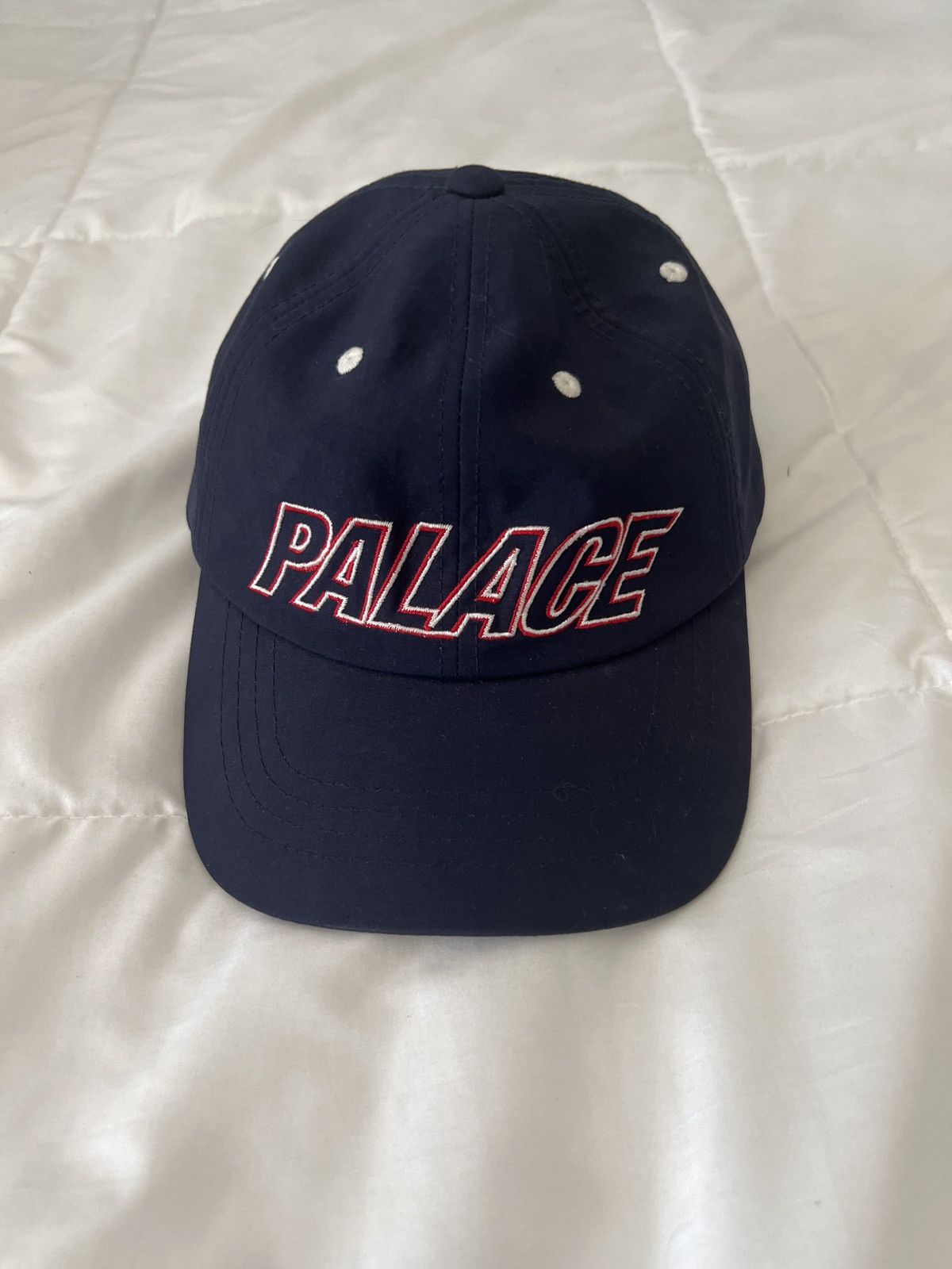 Palace Palace navy blue 6-panel hat | Grailed