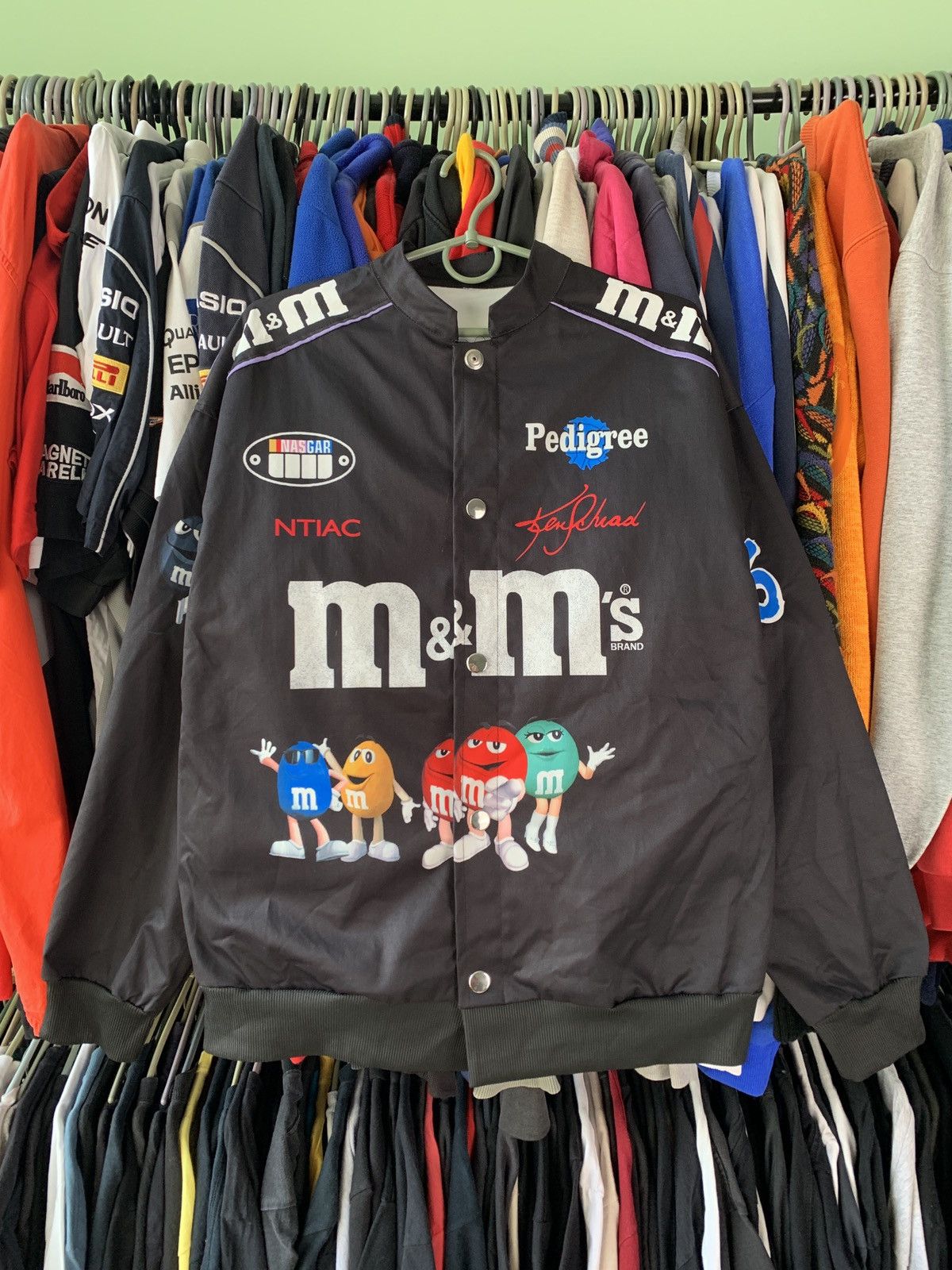Vintage VINTAGE NASCAR 2000 M&M's RACING TEAM KEN SCHRADER JACKET | Grailed