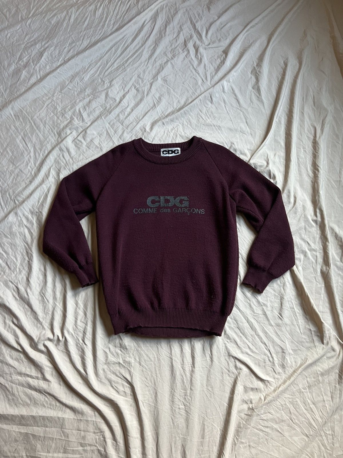 Comme des Garcons CDG Logo Knit Sweater | Grailed