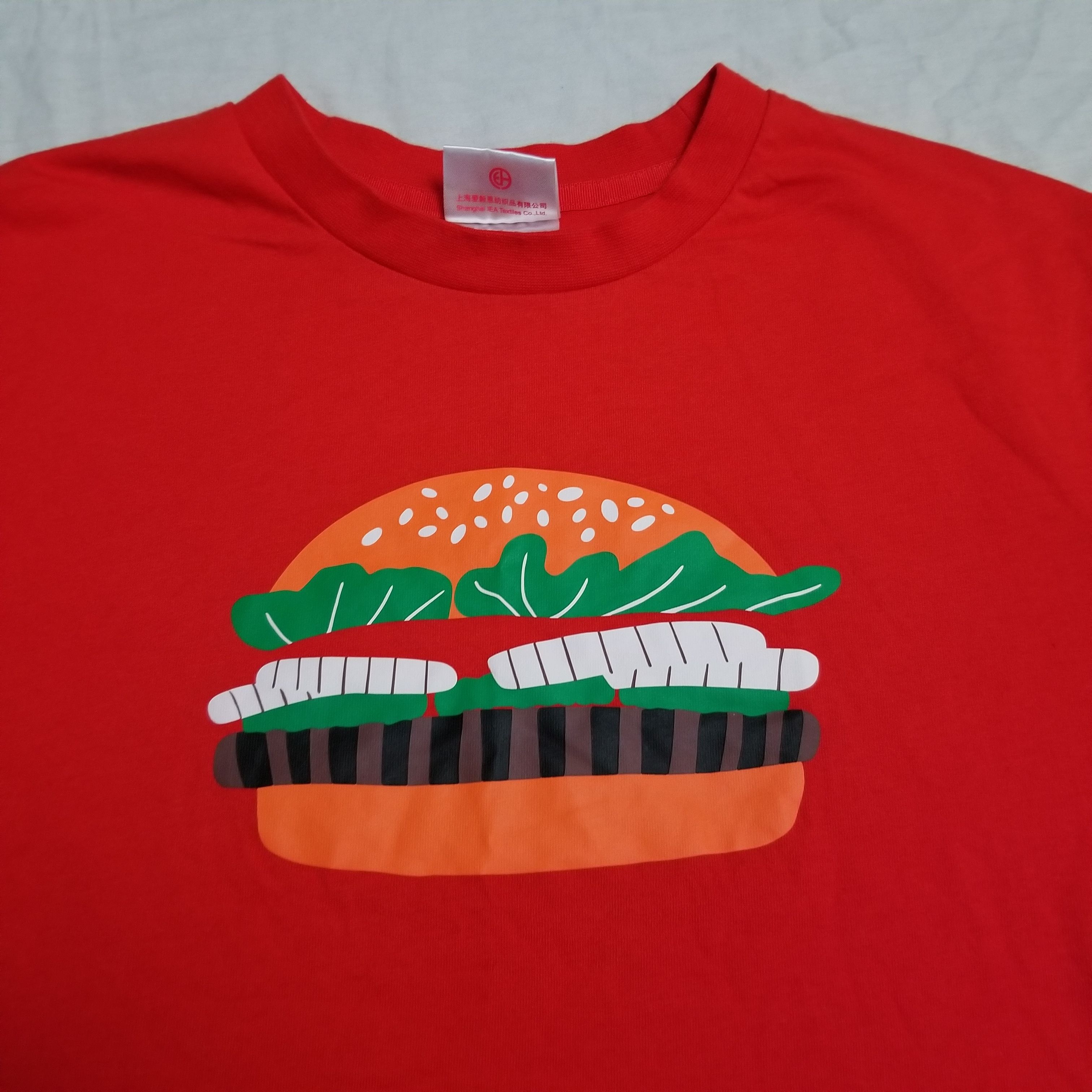 Junk Food Burger King Whopper T Shirt Work Uniform Employee Snack Tee ...