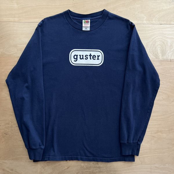 Vintage Vintage Guster Band Shirt M Blue 90s Long Sleeve Alternative ...