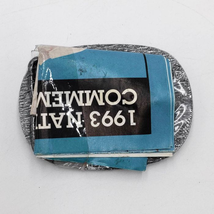 Vintage National Finals Rodeo NFR 1993 Hesston Belt Buckle 2.5 Vintage National Finals Rodeo NFR 1993 Hesston Belt Buckle 2.5