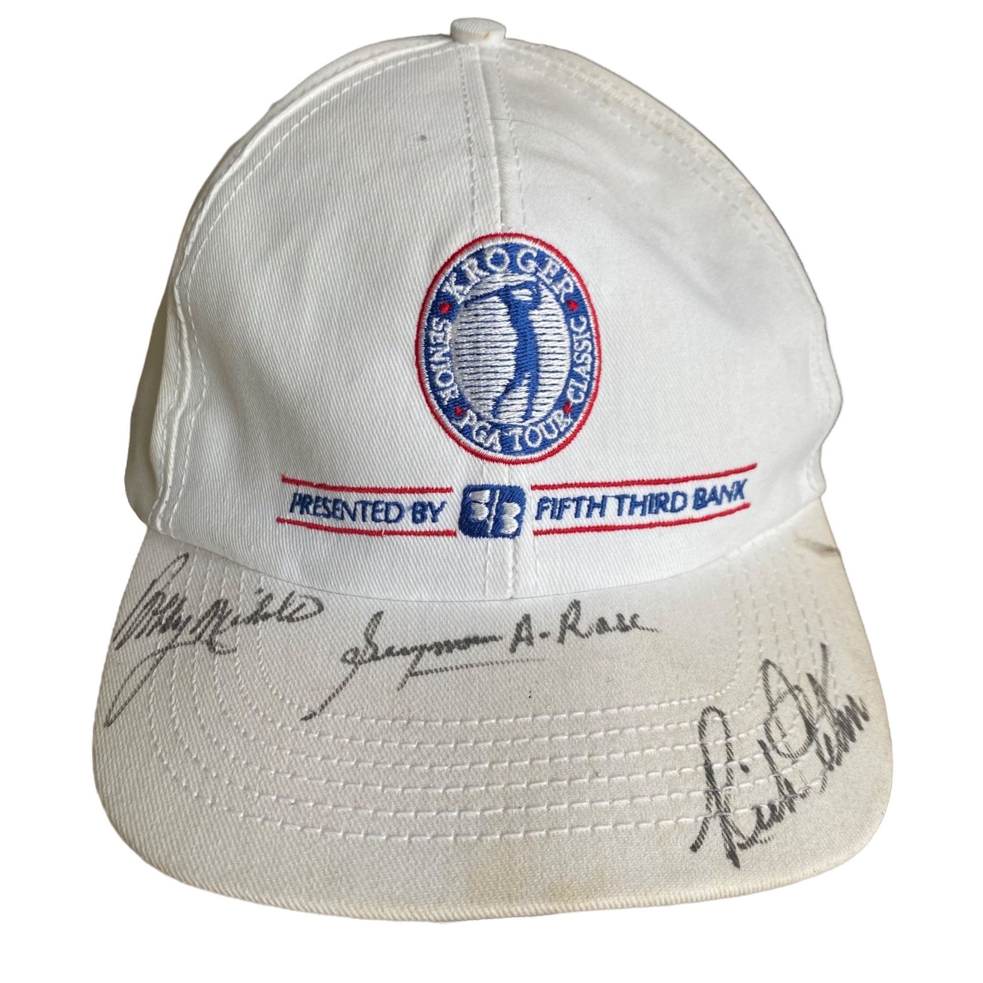 Vintage PGA Autographed Hat Bobby Mitchell Rick Acton Seymore A Rose ...