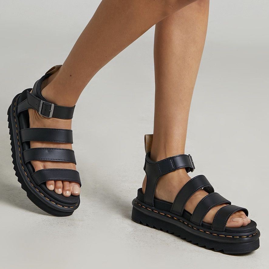 Dr. Martens Dr. Martens Blaire Gladiator Leather Strap Sandals | Grailed