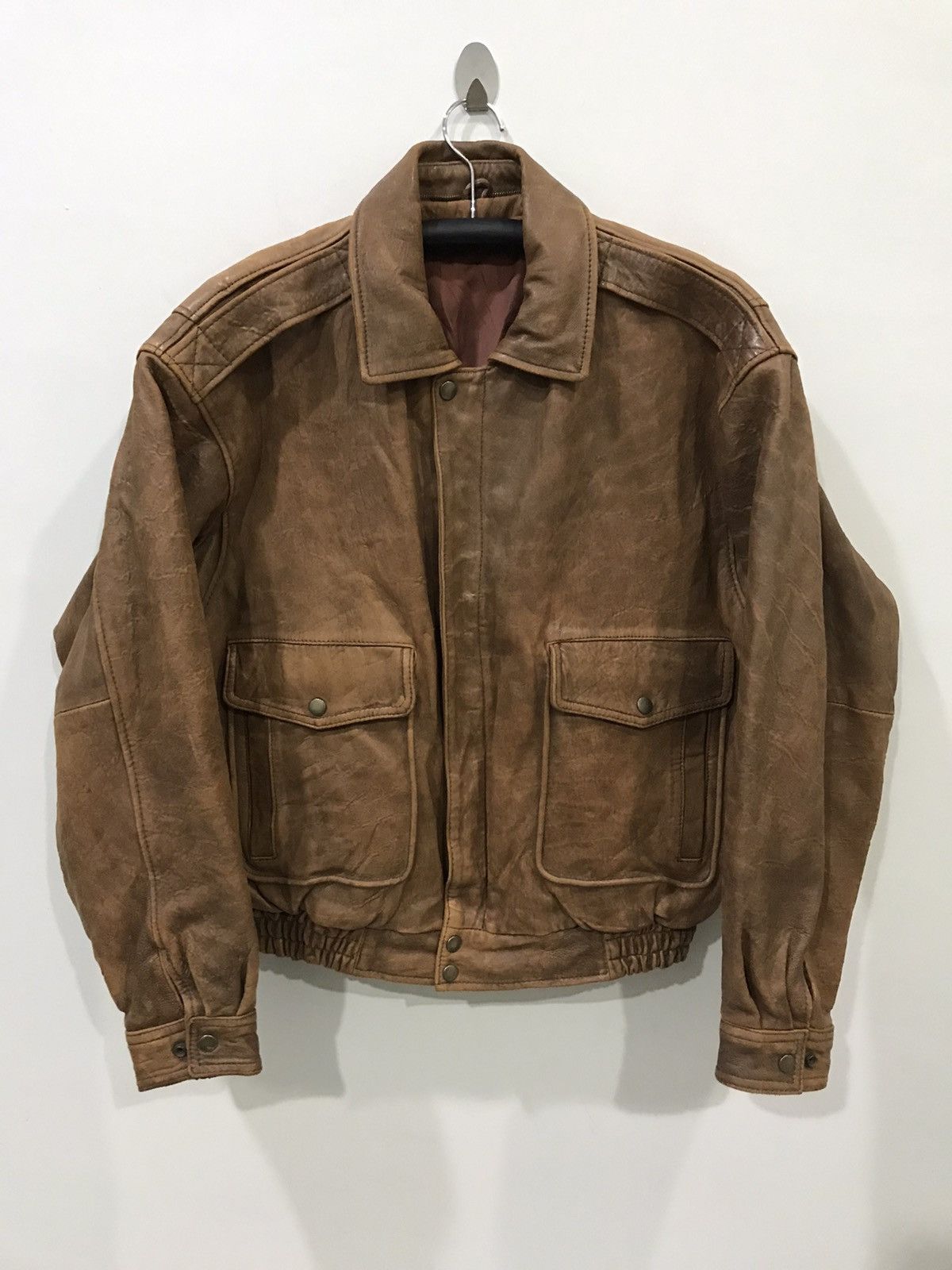 Genuine Leather Vintage A2 US Air Force Repro Genuine Leather Jacket ...