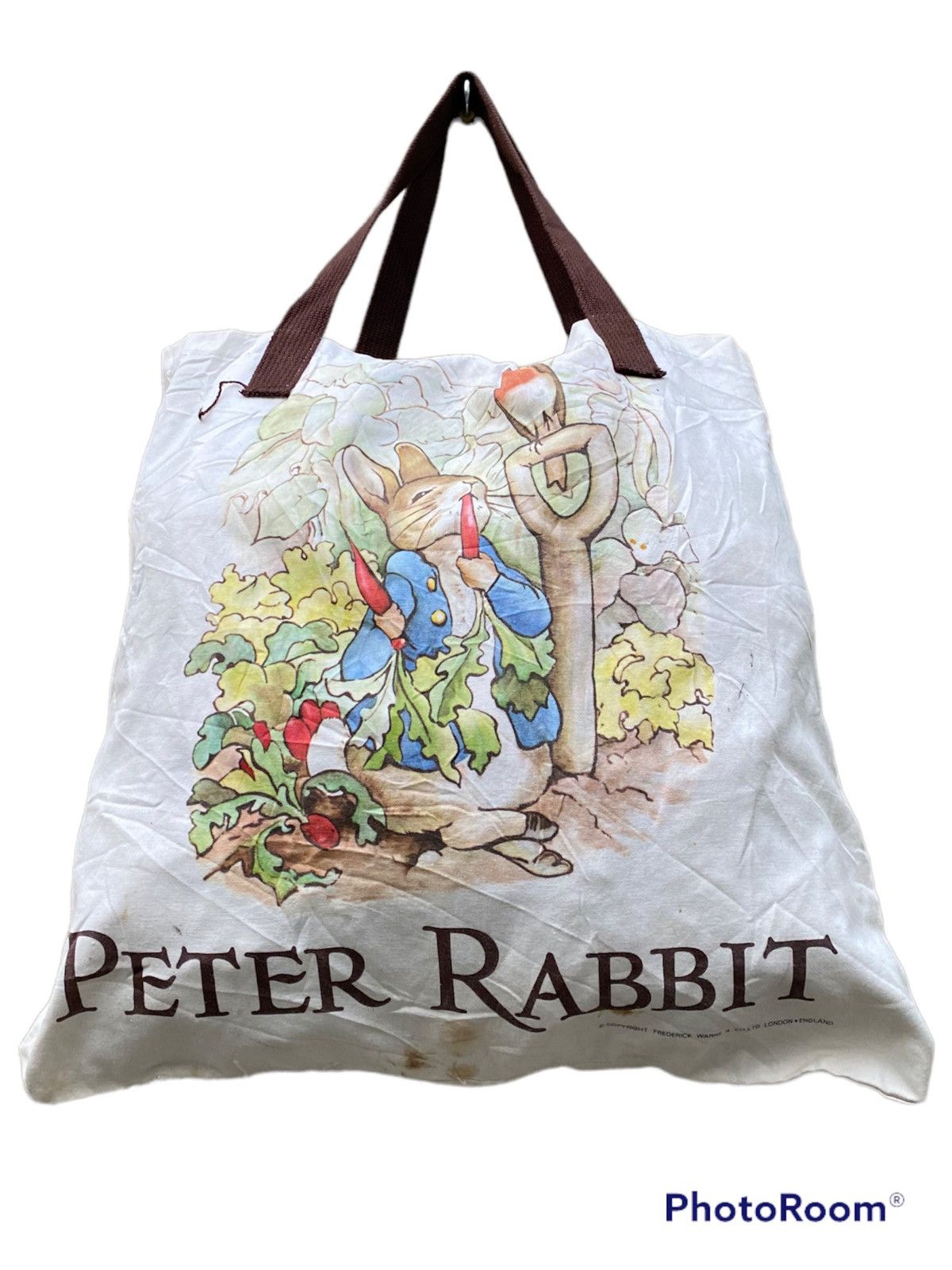 Vintage Japanese Peter Rabbit Streetwear Style Tote Bag | Grailed