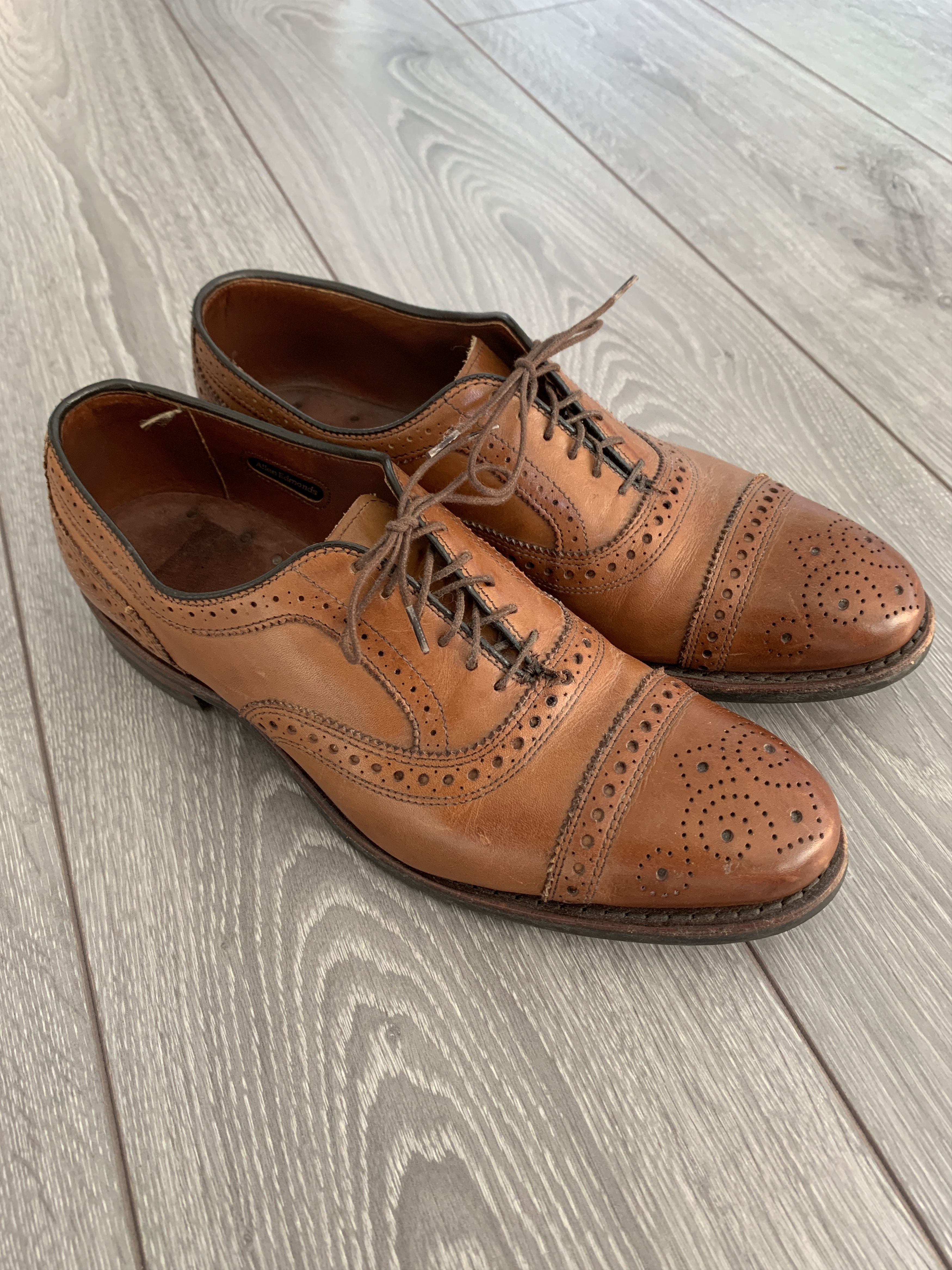 Allen Edmonds ALLEN EDMONDS Strand Cap Toe Oxford Dainite Dress Shoes ...