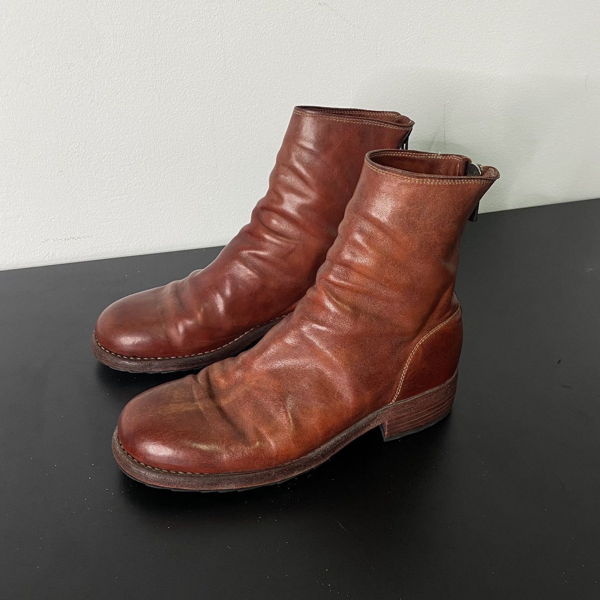 Guidi RARE! GUIDI 986 BACK-ZIP LEATHER BOOTS. | Grailed