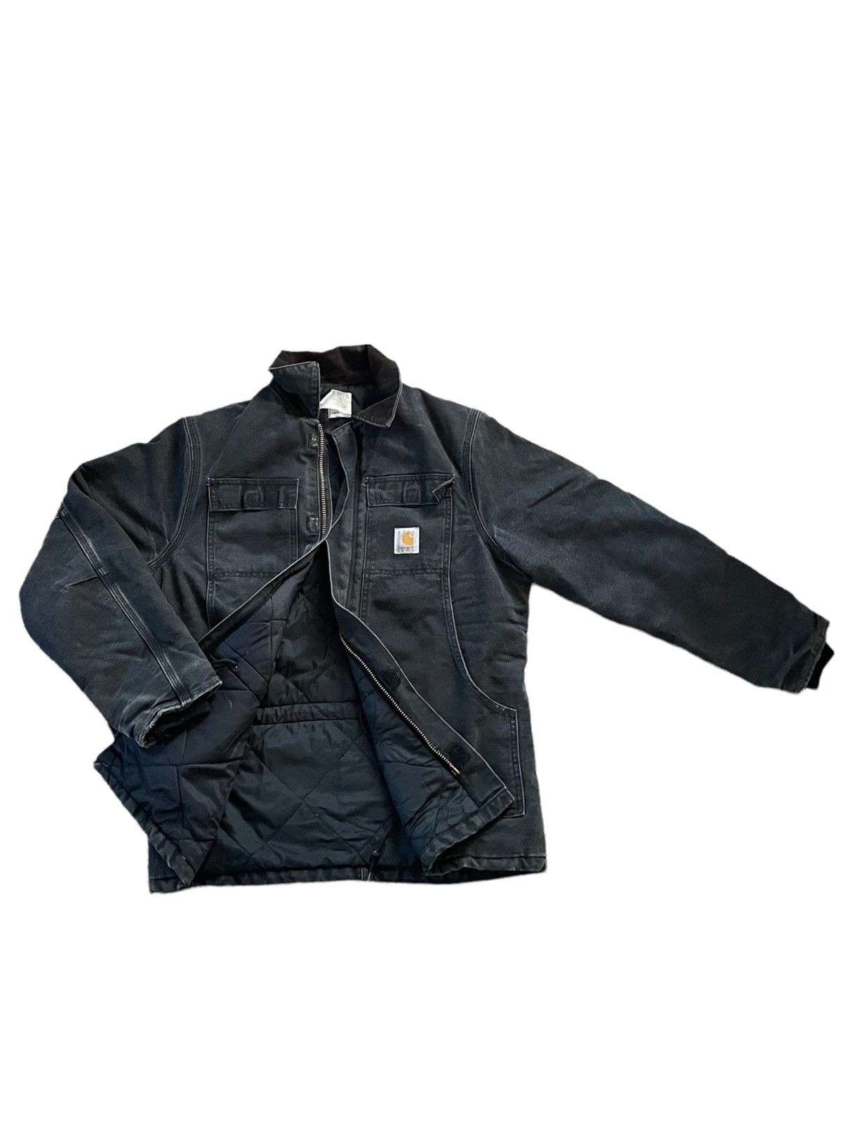 Vintage Vintage Faded Black Carhartt Jacket | Grailed